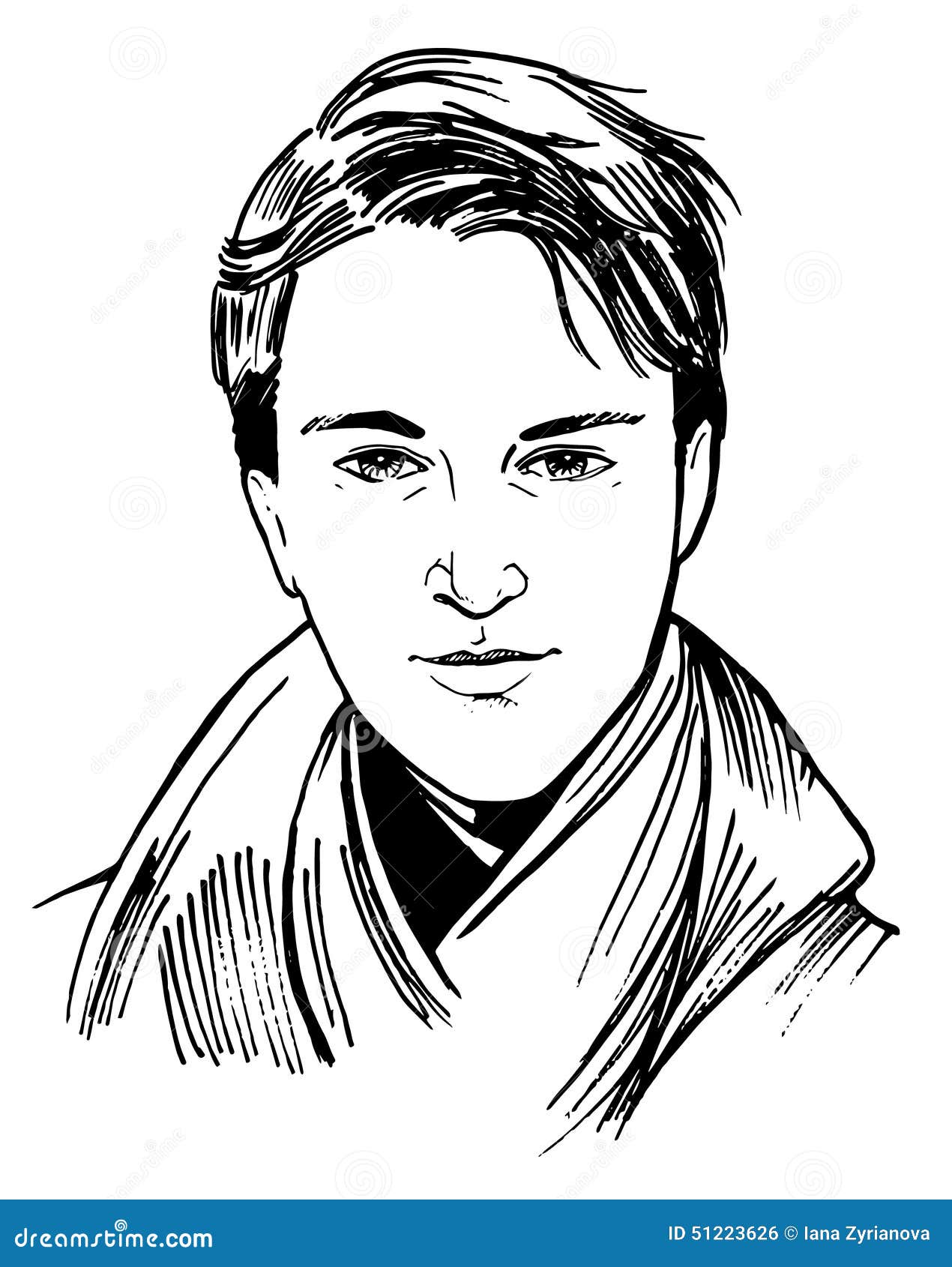 Respectable young man stock vector. Illustration of businessman - 51223626