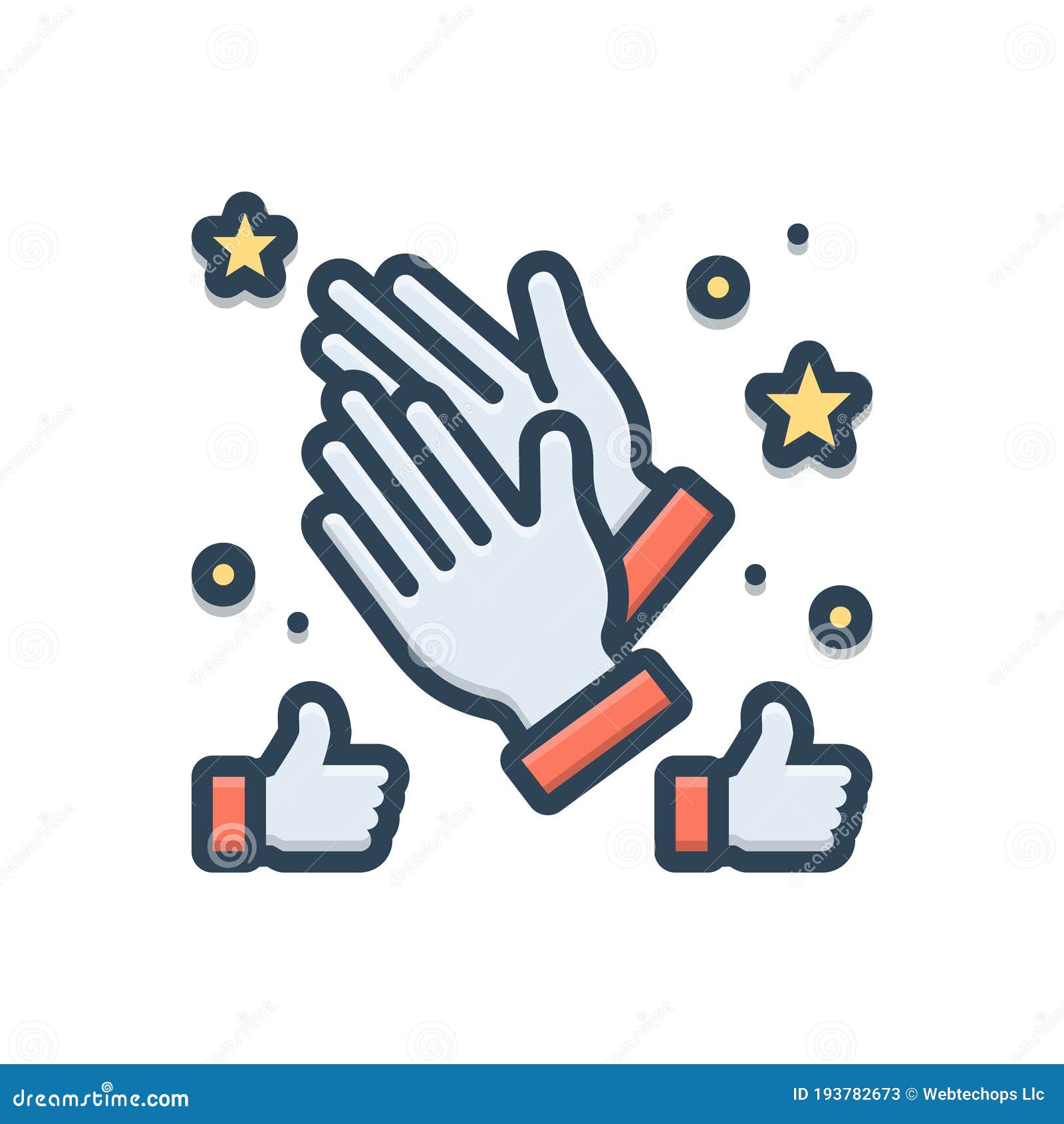 Color Illustration Icon for Respectful, Faithful and Trustful Stock ...