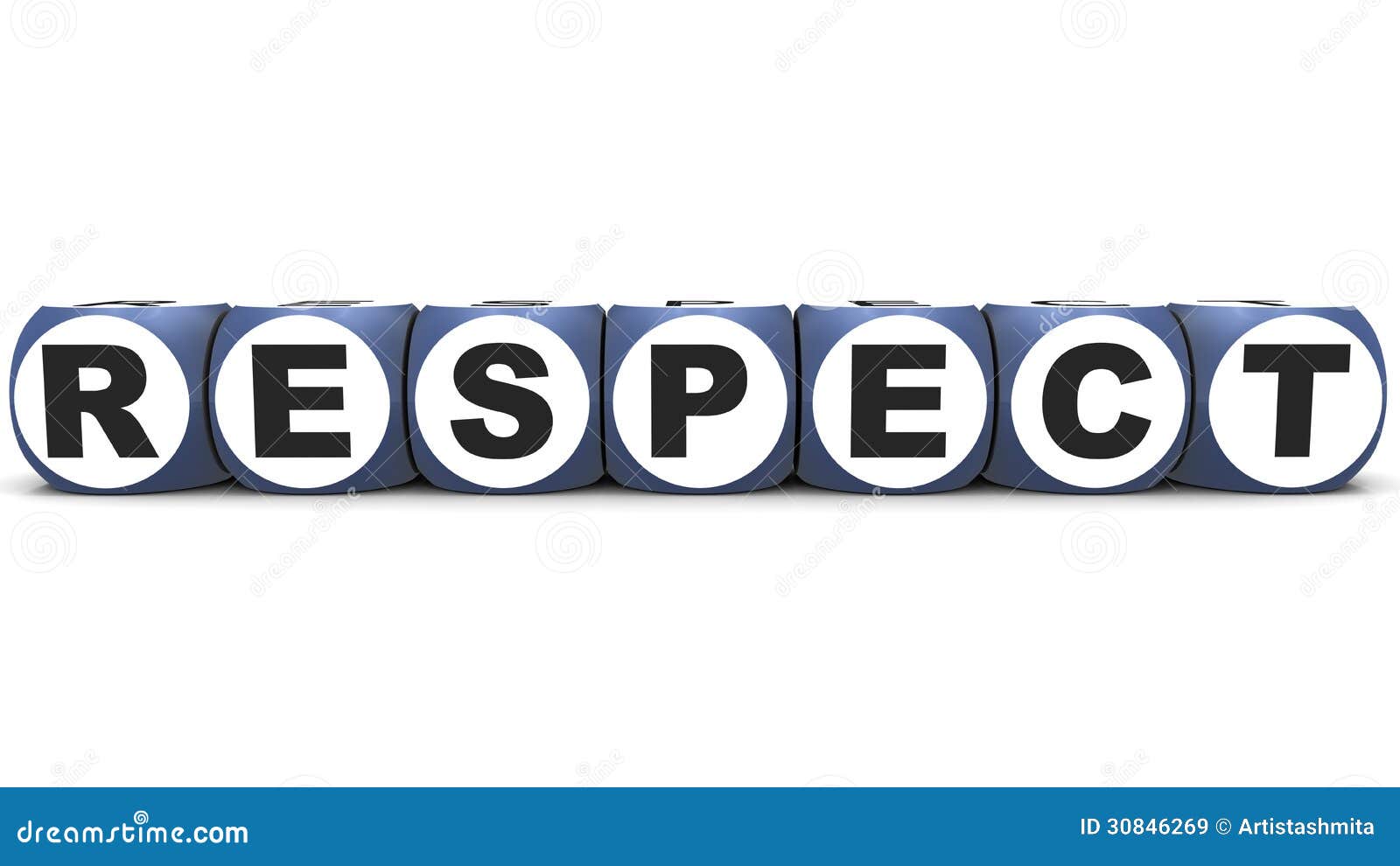 Respekt stock abbildung. Illustration von wörter, wort - 30846269