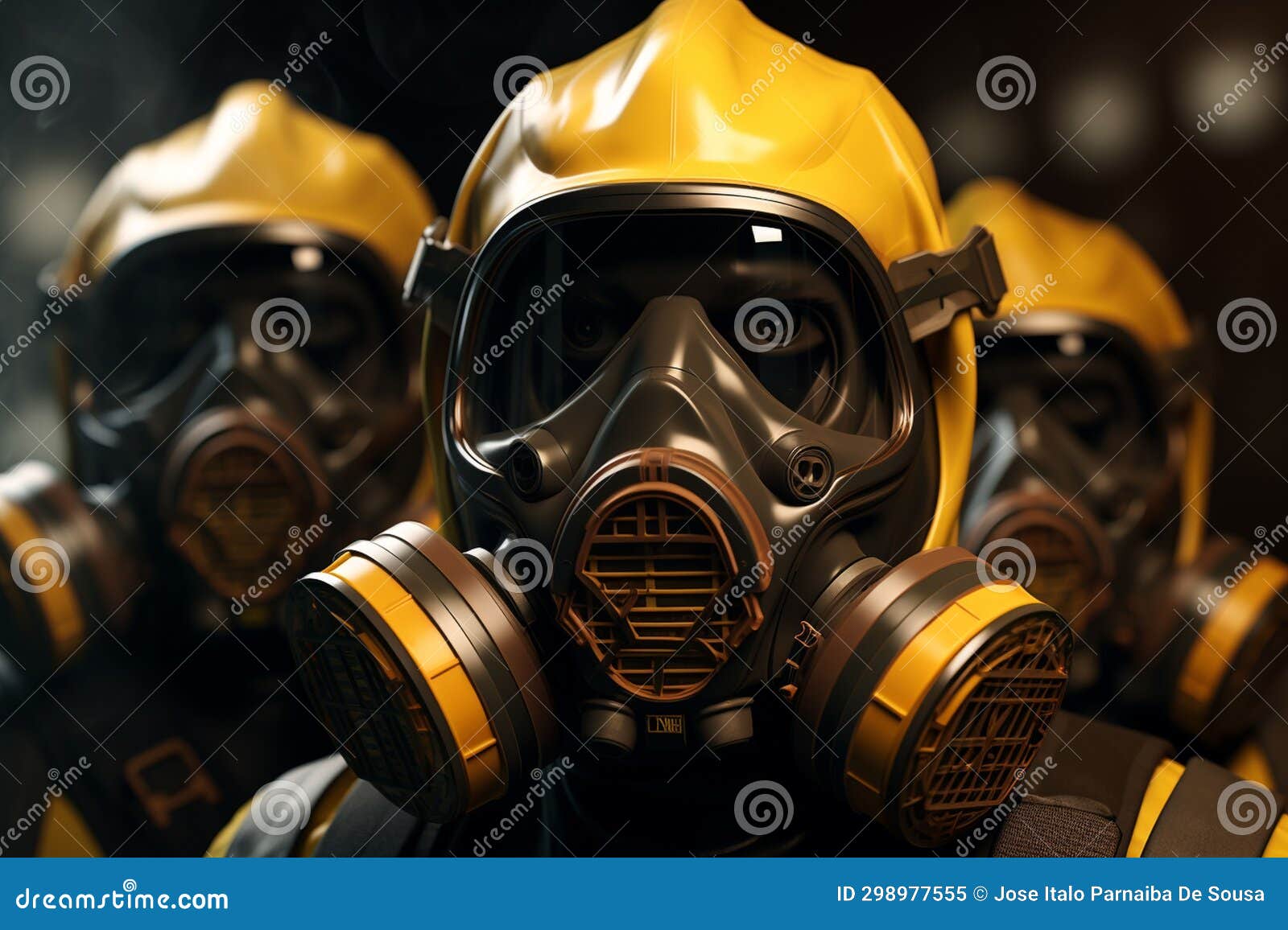 Respiratory Masks with Advanced Filtration Systems Stock Illustration ...