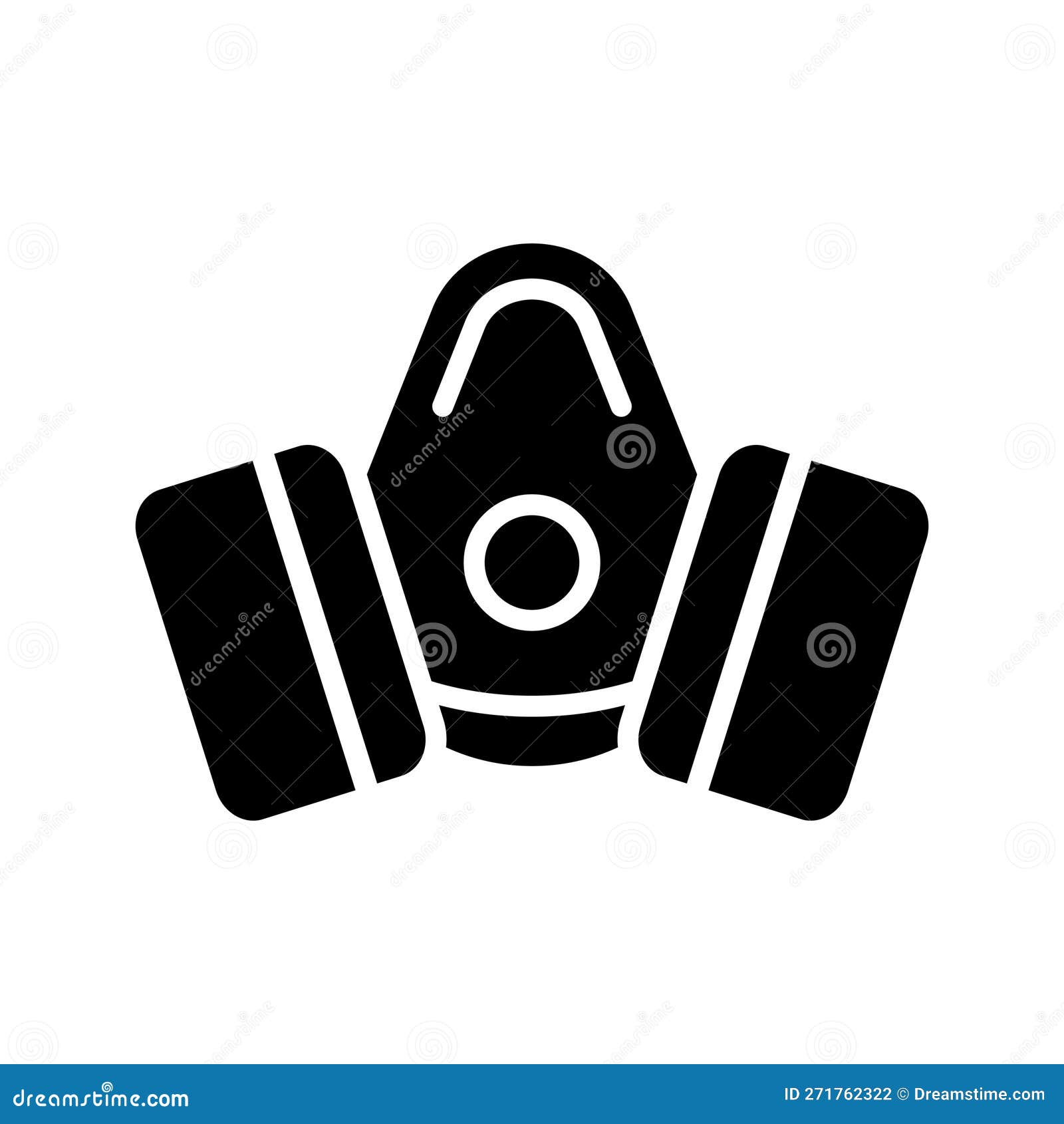 Respiratory Protection Required Sign on White Background Stock Vector ...