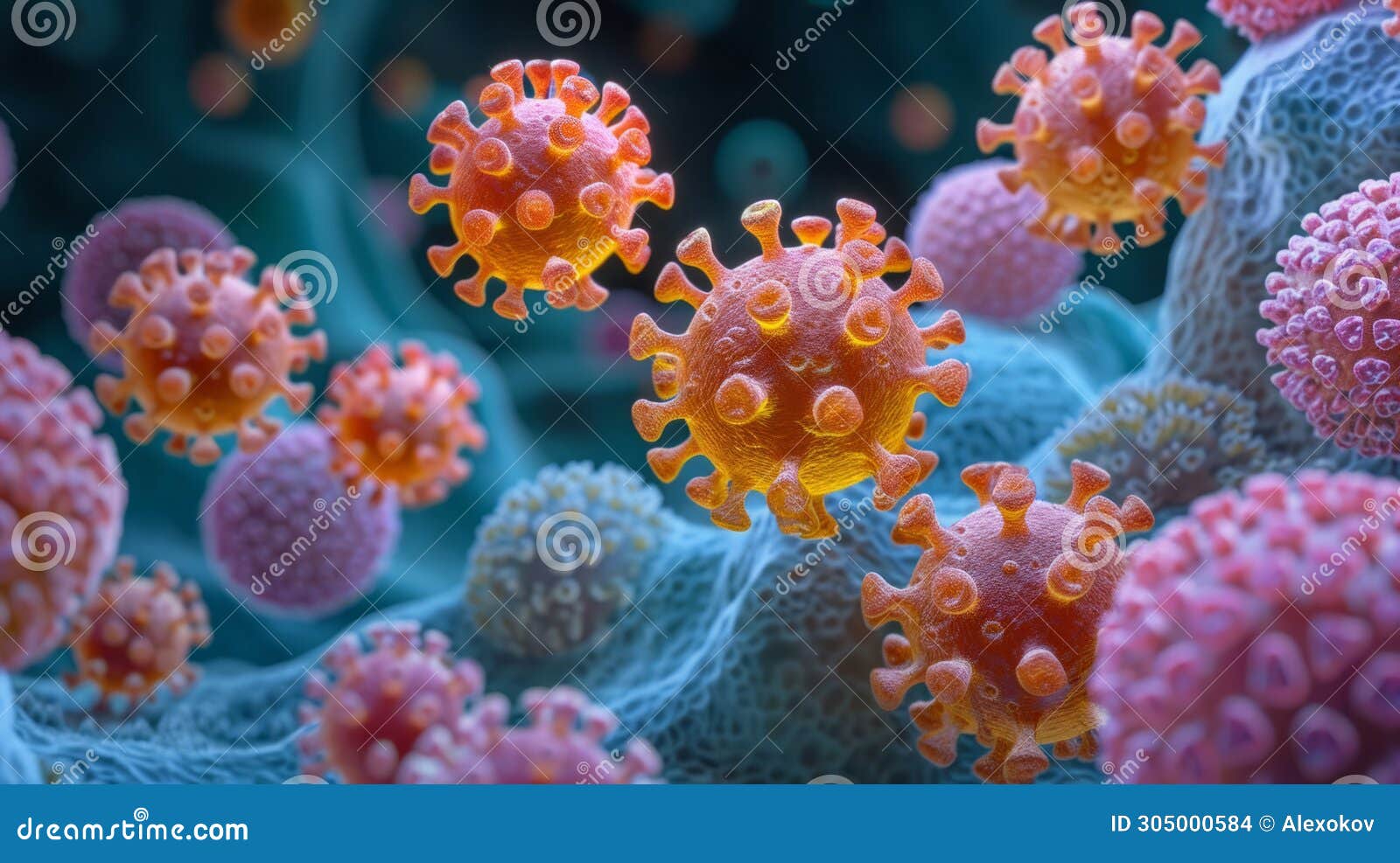 Respiratory Syncytial Virus (RSV) Under Microscope AI Generated Stock ... Respiratory Syncytial Virus (RSV) Under Microscope AI Generated Stock ...