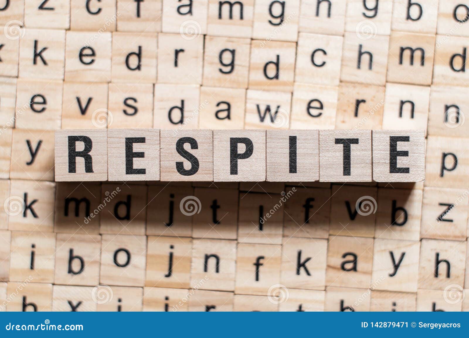 Respite word concept stock image. Image of grunge, finger - 142879471
