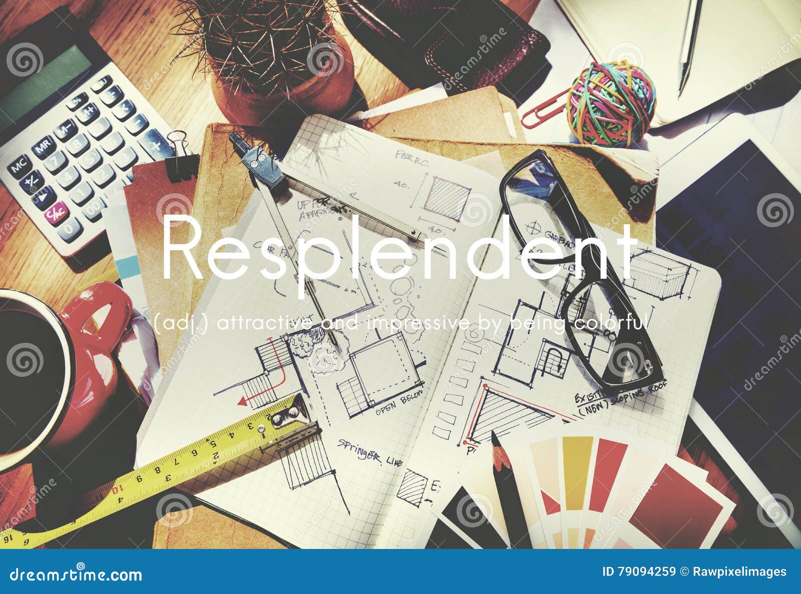 Resplendent Brightly Colorful Multicolored Concept Stock Image - Image ...