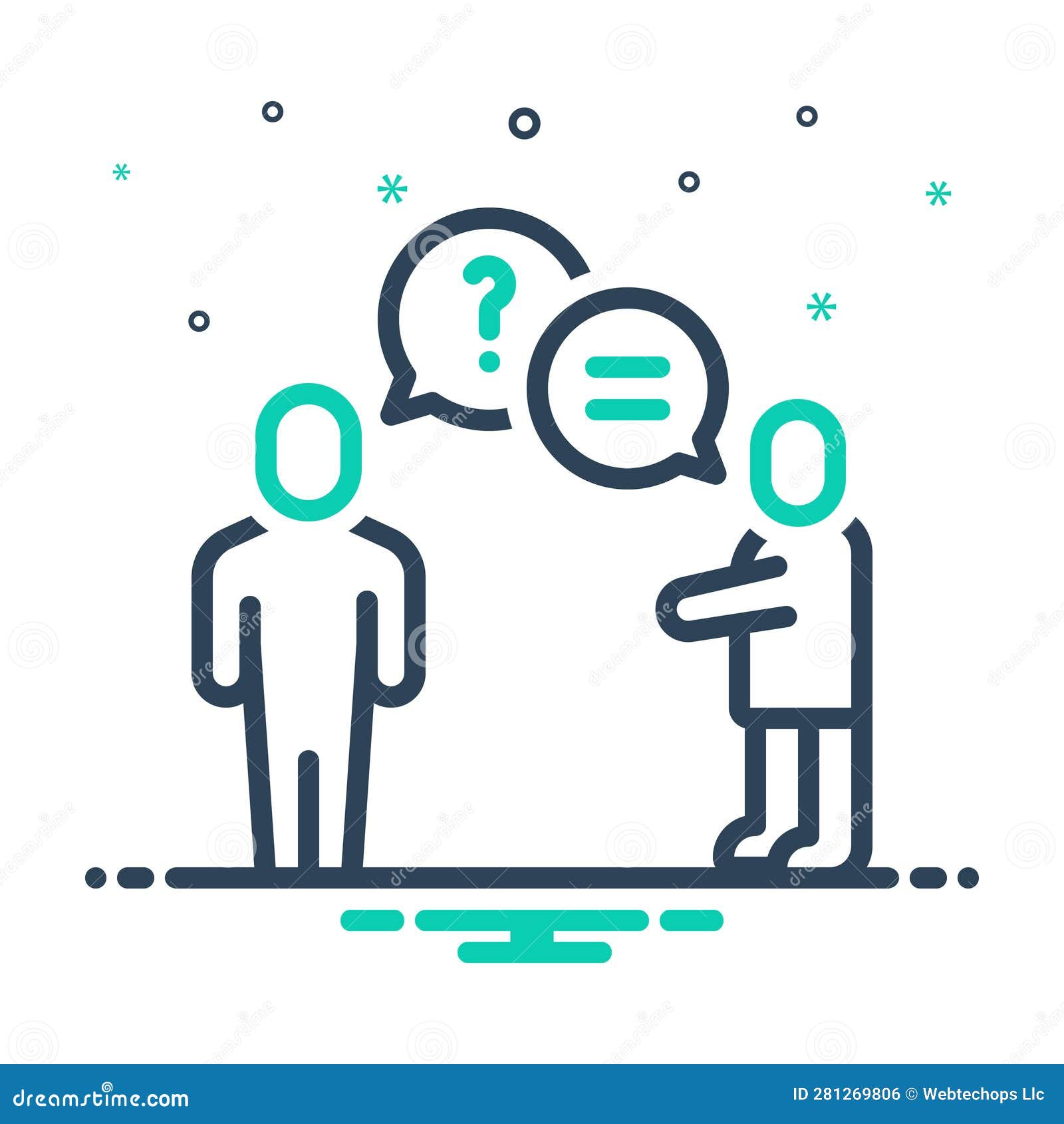 Mix Icon for Responding, Response and Reply Stock Vector - Illustration ...