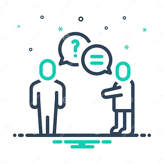 Mix Icon for Responding, Response and Reply Stock Vector - Illustration ...