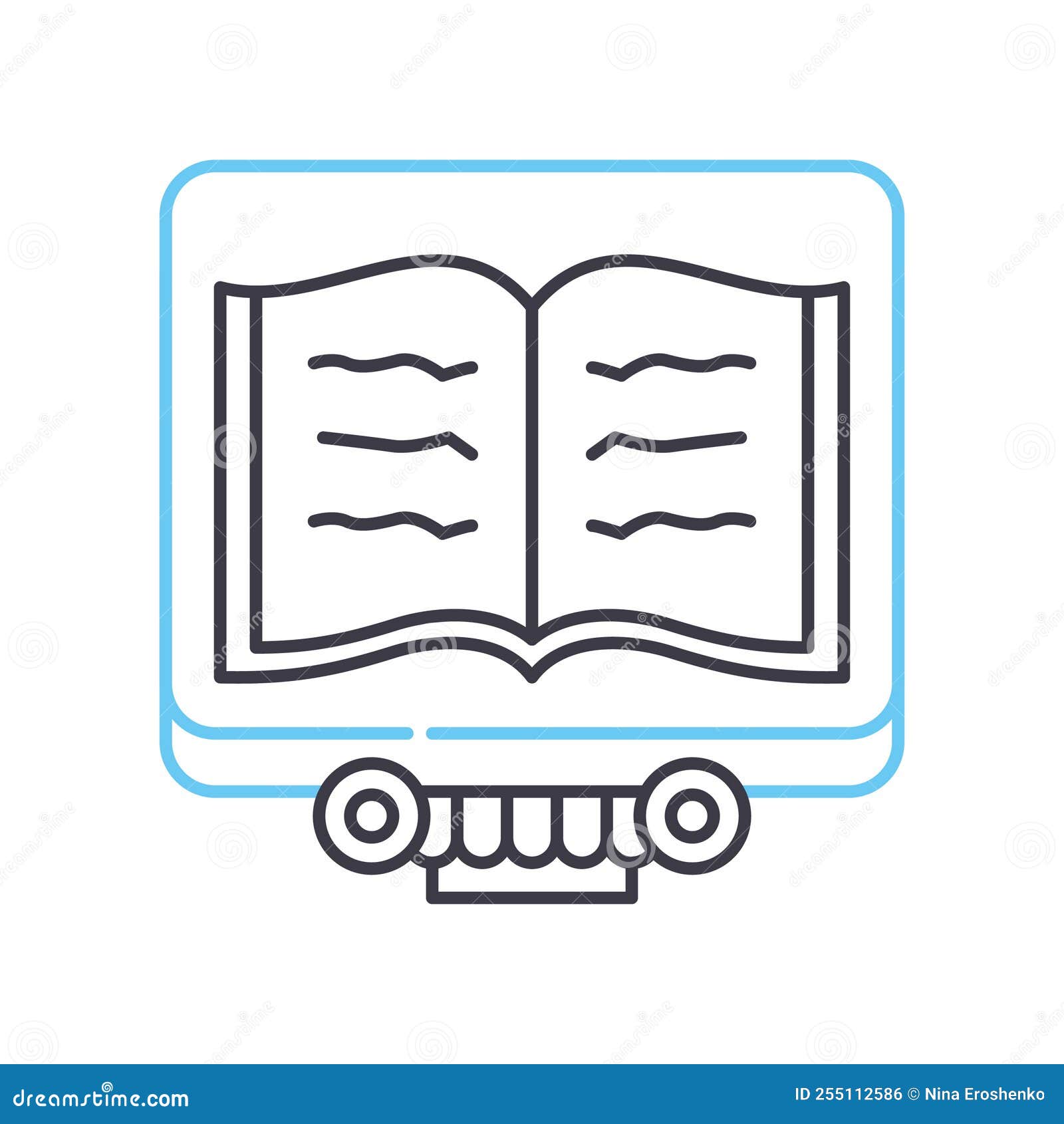 Response Selection Line Icon Outline Symbol Vector Illustration Concept Sign Stock Vector