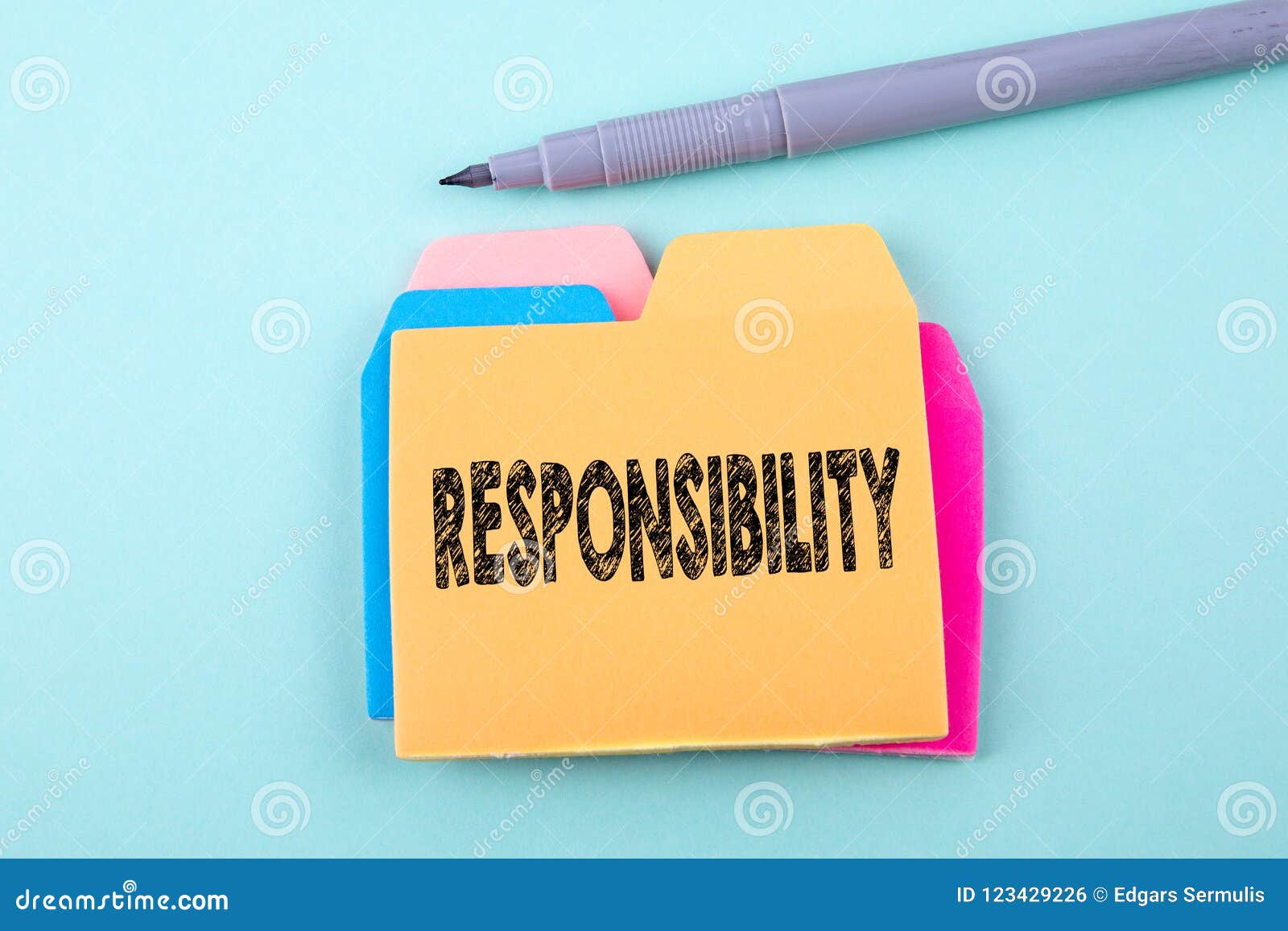 Responsibility, Business Concept Stock Photo - Image of concept ...