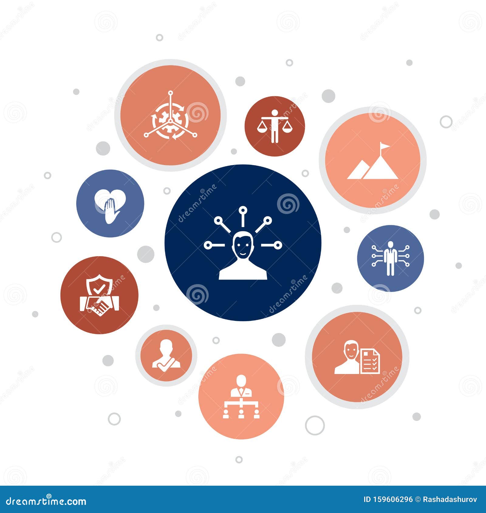 Responsibility Infographic 10 Steps Stock Vector - Illustration of ...