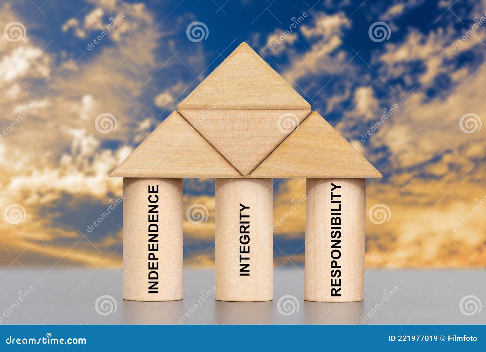 Responsibility, Integrity and Independence Stock Image - Image of ...