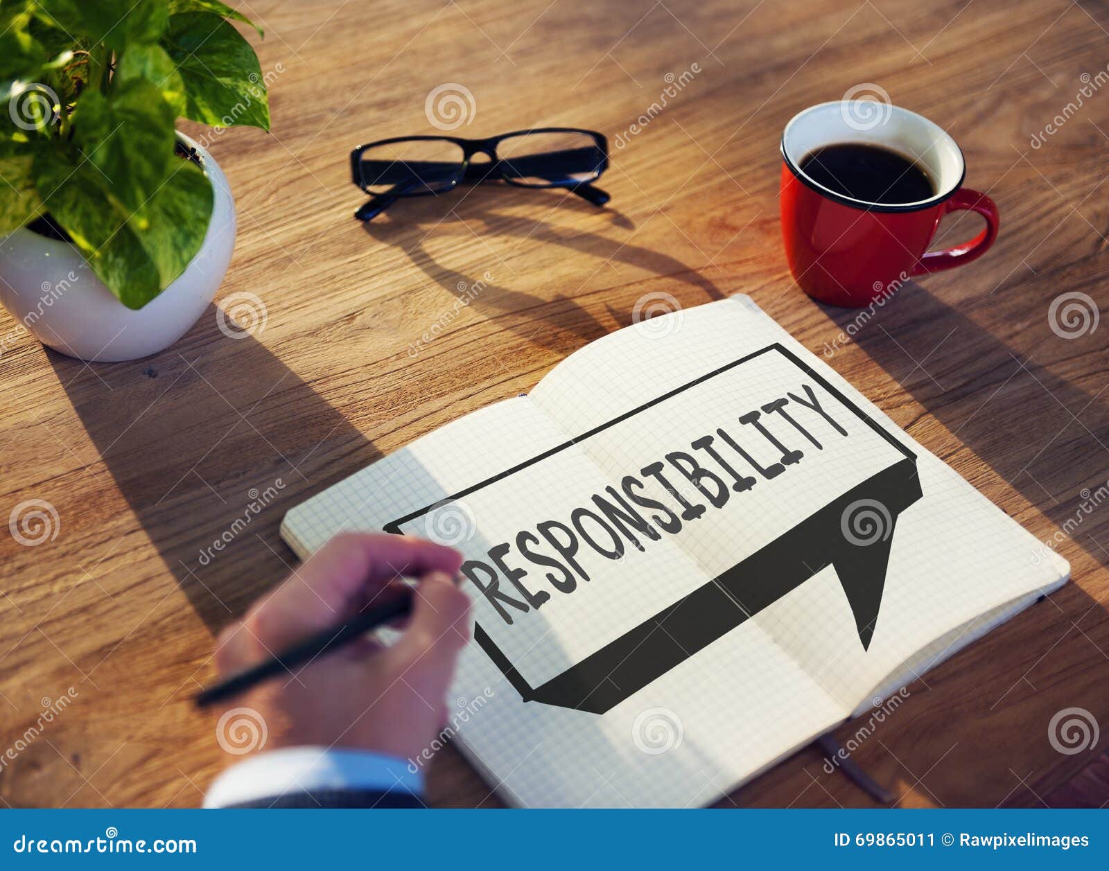 Responsibility Obligation Duty Roles Job Concept Stock Image - Image of ...
