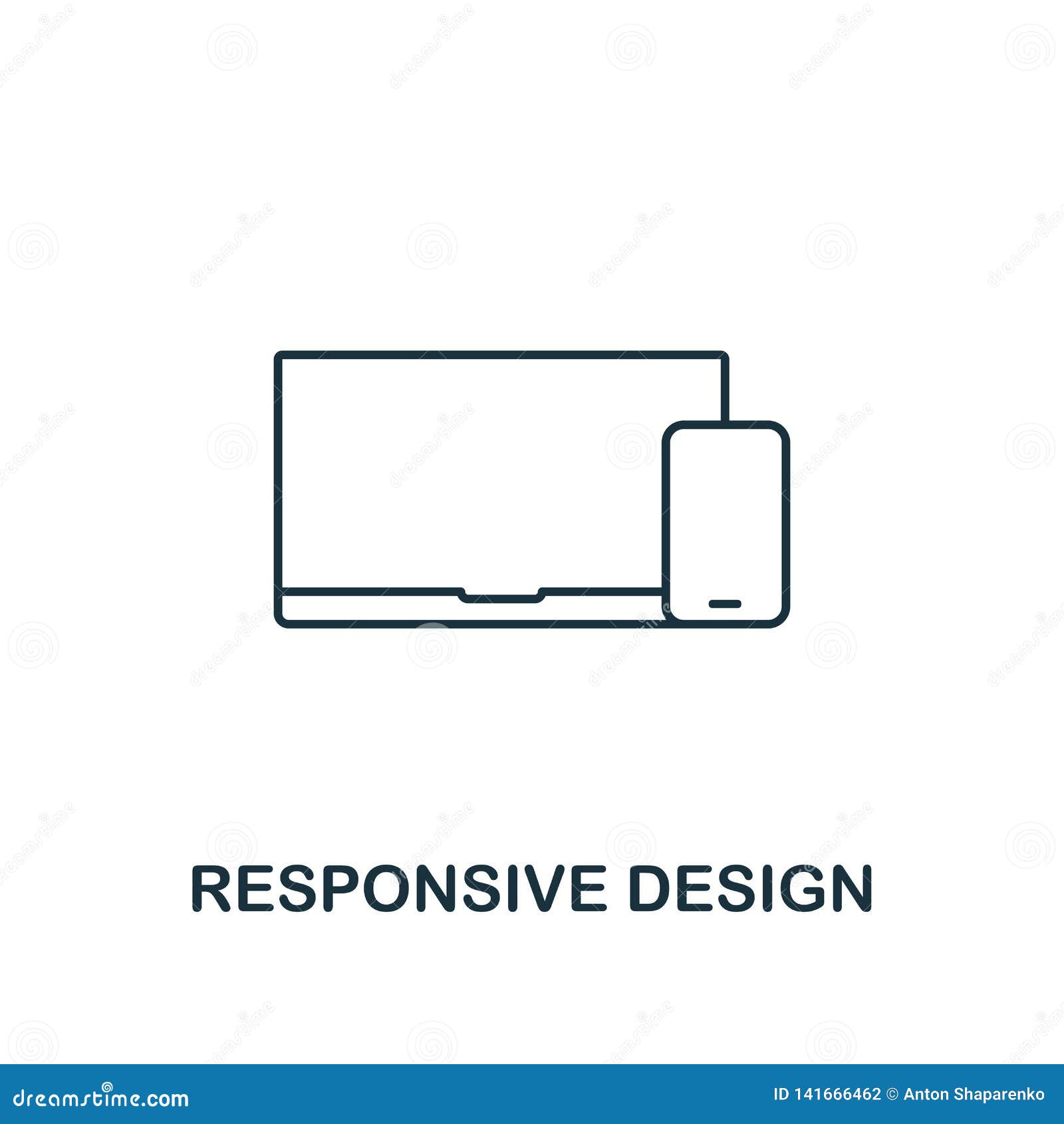 Responsive Design Icon. Thin Outline Style from Design Ui and Ux Icons ... Responsive Design Icon. Thin Outline Style from Design Ui and Ux Icons ...
