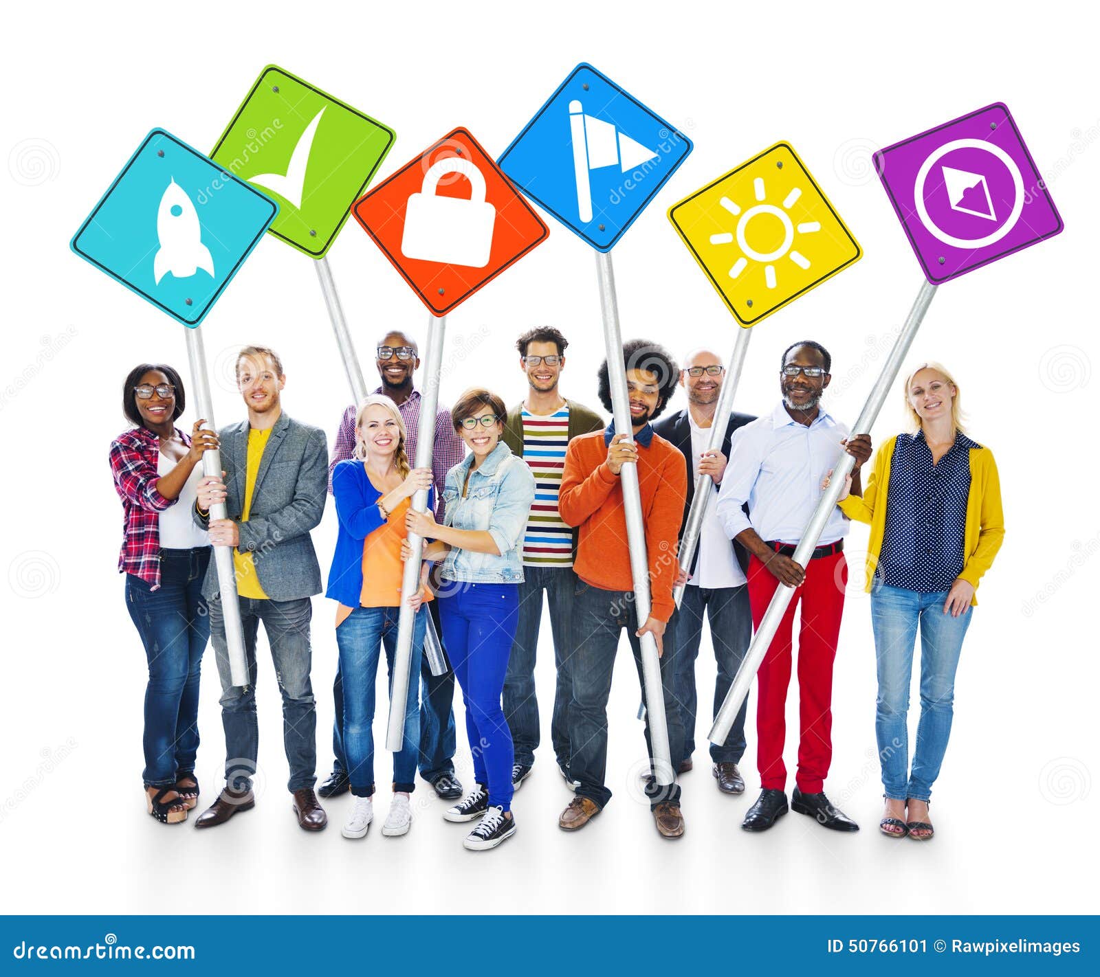 Responsive Design Internet Web Online People Banner Concept Stock Image ...