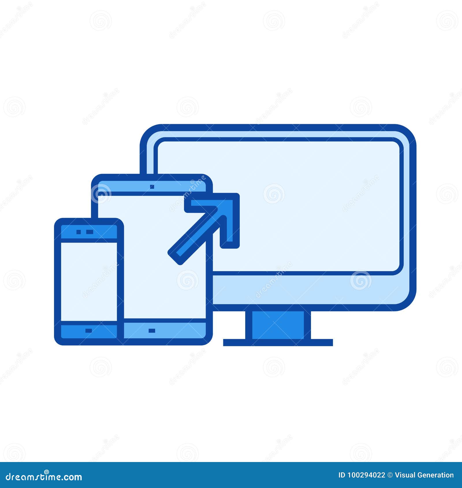 Responsive Design Line Icon. Stock Vector - Illustration of ... Responsive Design Line Icon. Stock Vector - Illustration of ...