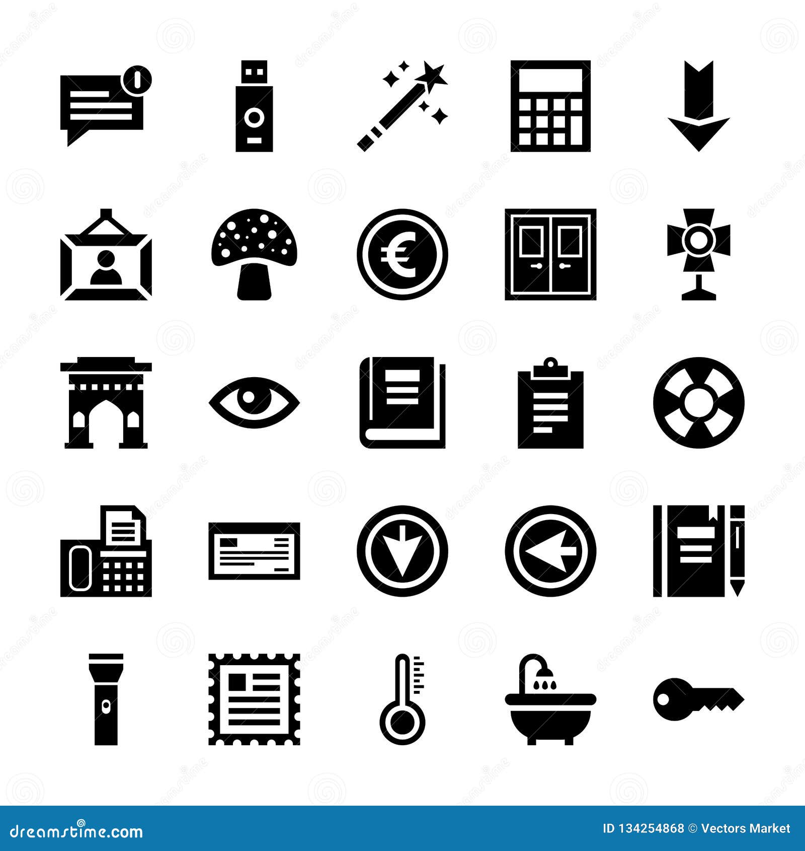 Responsive Interface Icons stock illustration. Illustration of studio - 134254868