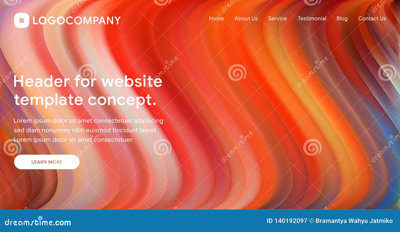 Responsive Landing Page or Web Template Design with 3D Isometric ...