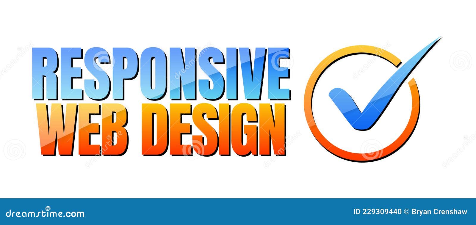 Responsive Web Design Banner Stock Photo - Illustration of responsive ...