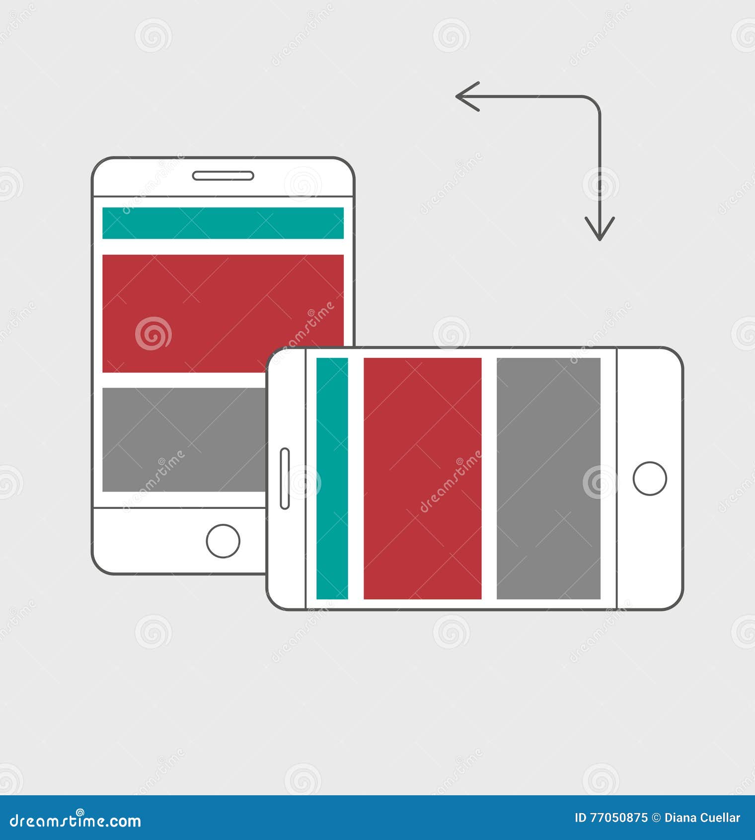 Responsive web design icon stock vector. Illustration of business ...