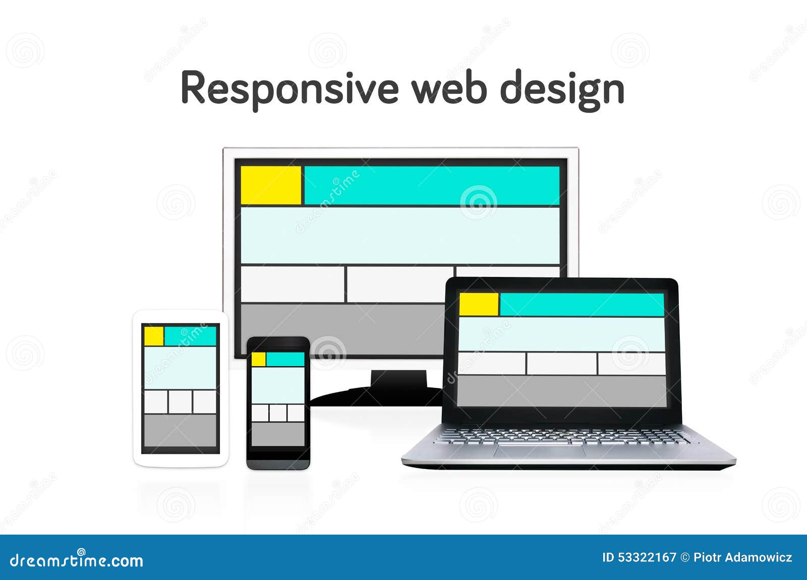 Responsive Web Design Layout Design Stock Illustrations – 17,254 ...