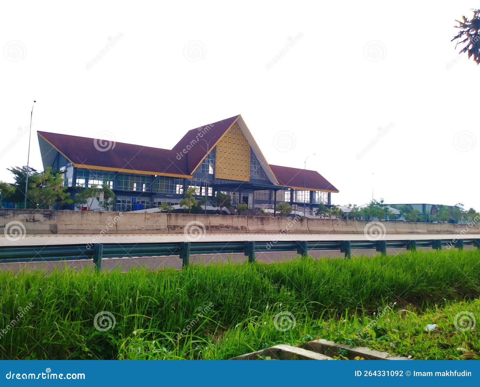 Rest Area on the Lampung Toll Road Stock Photo - Image of estate ...