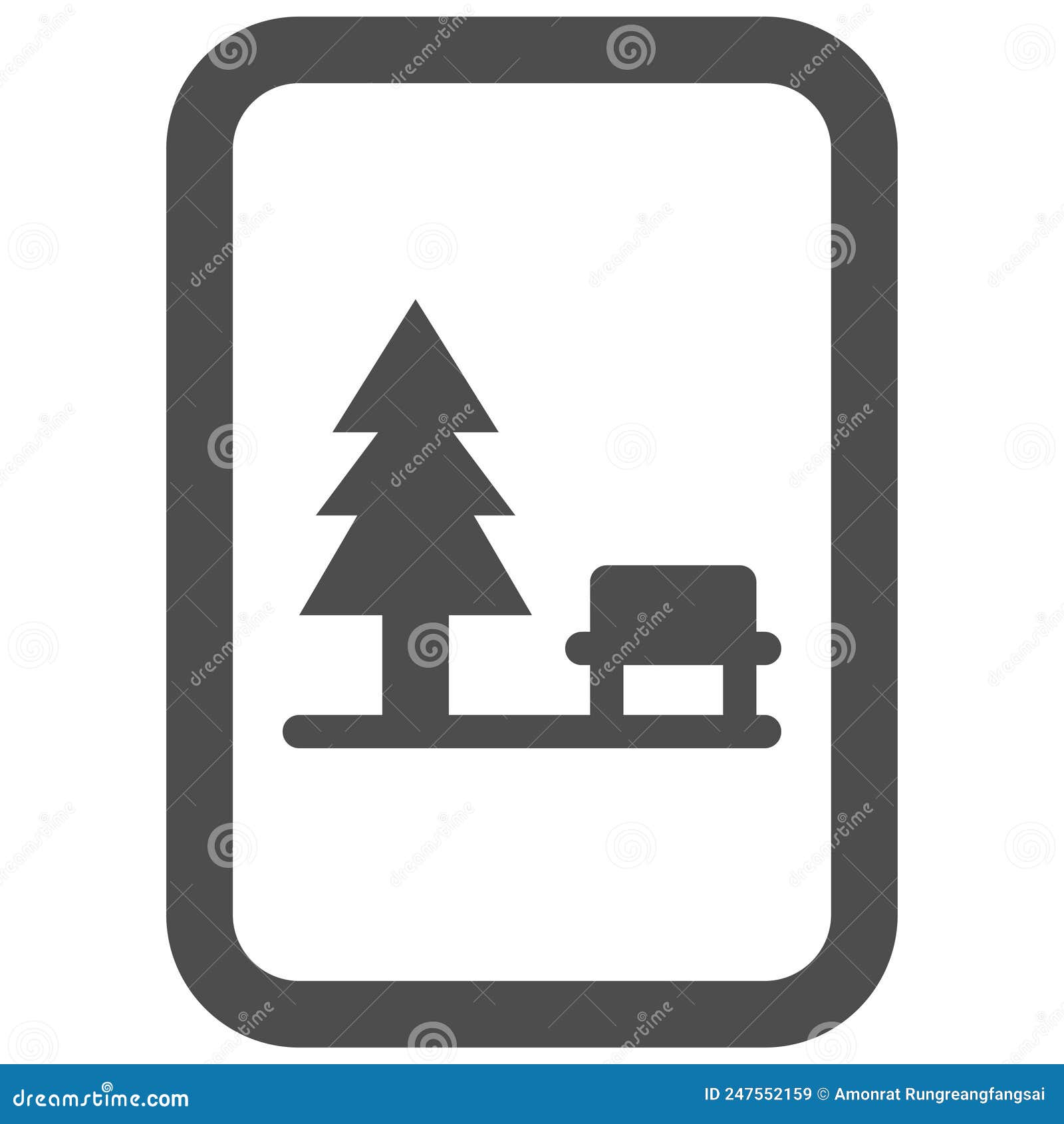 Rest Area Sign Icon, Wayfinding Sign Vector Stock Vector - Illustration ...
