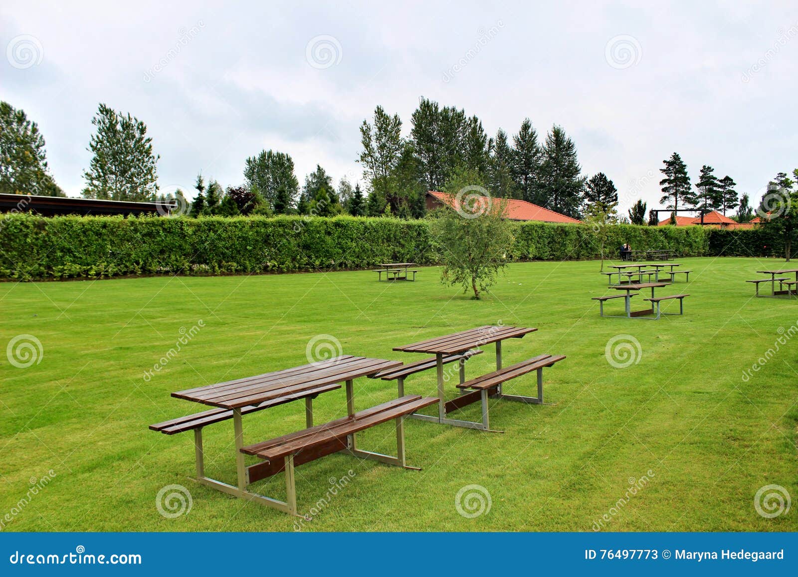 Rest Area of Sommerland in Denmark Editorial Stock Photo - Image of ...