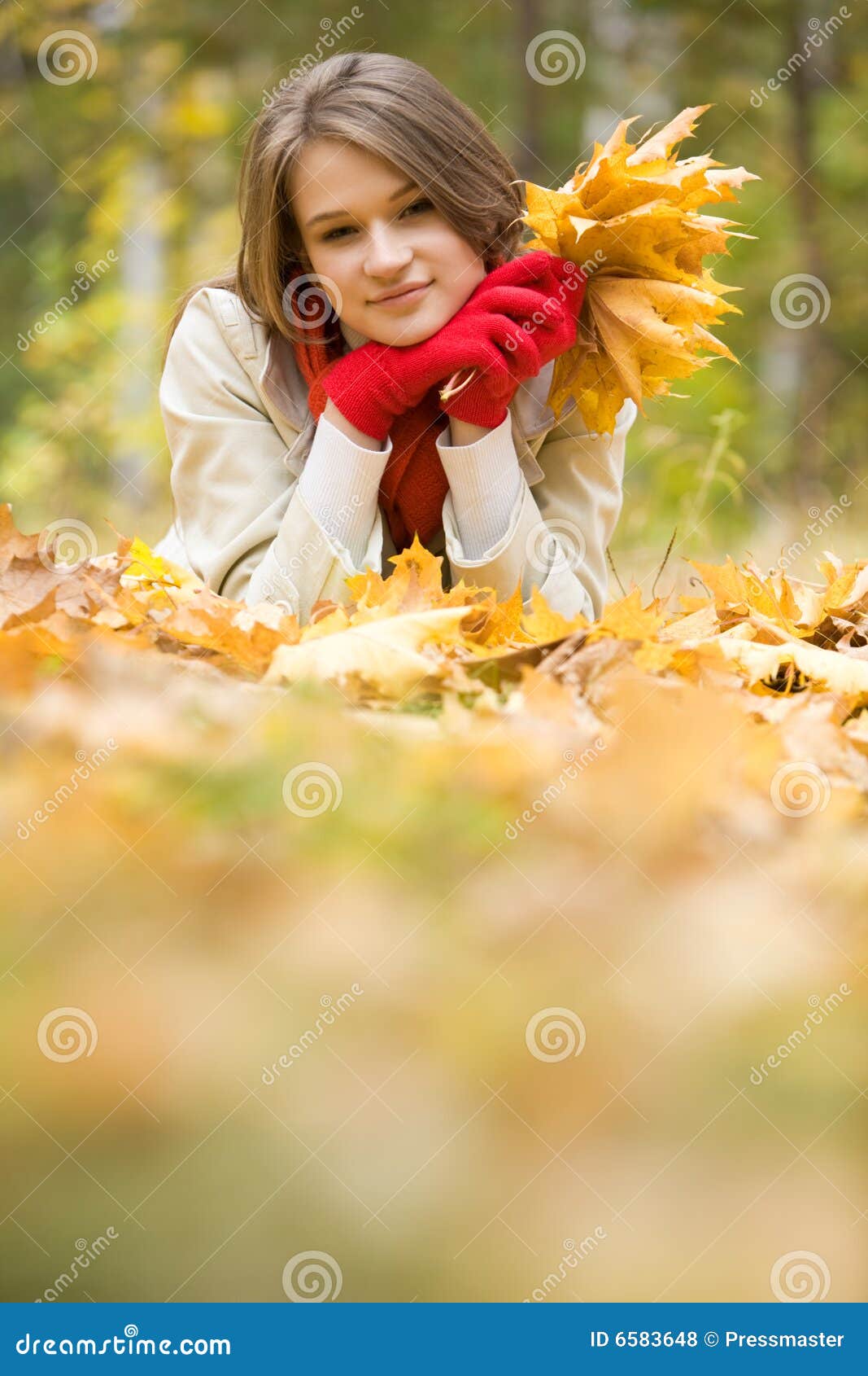 Rest in autumn stock photo. Image of lifestyle, golden - 6583648