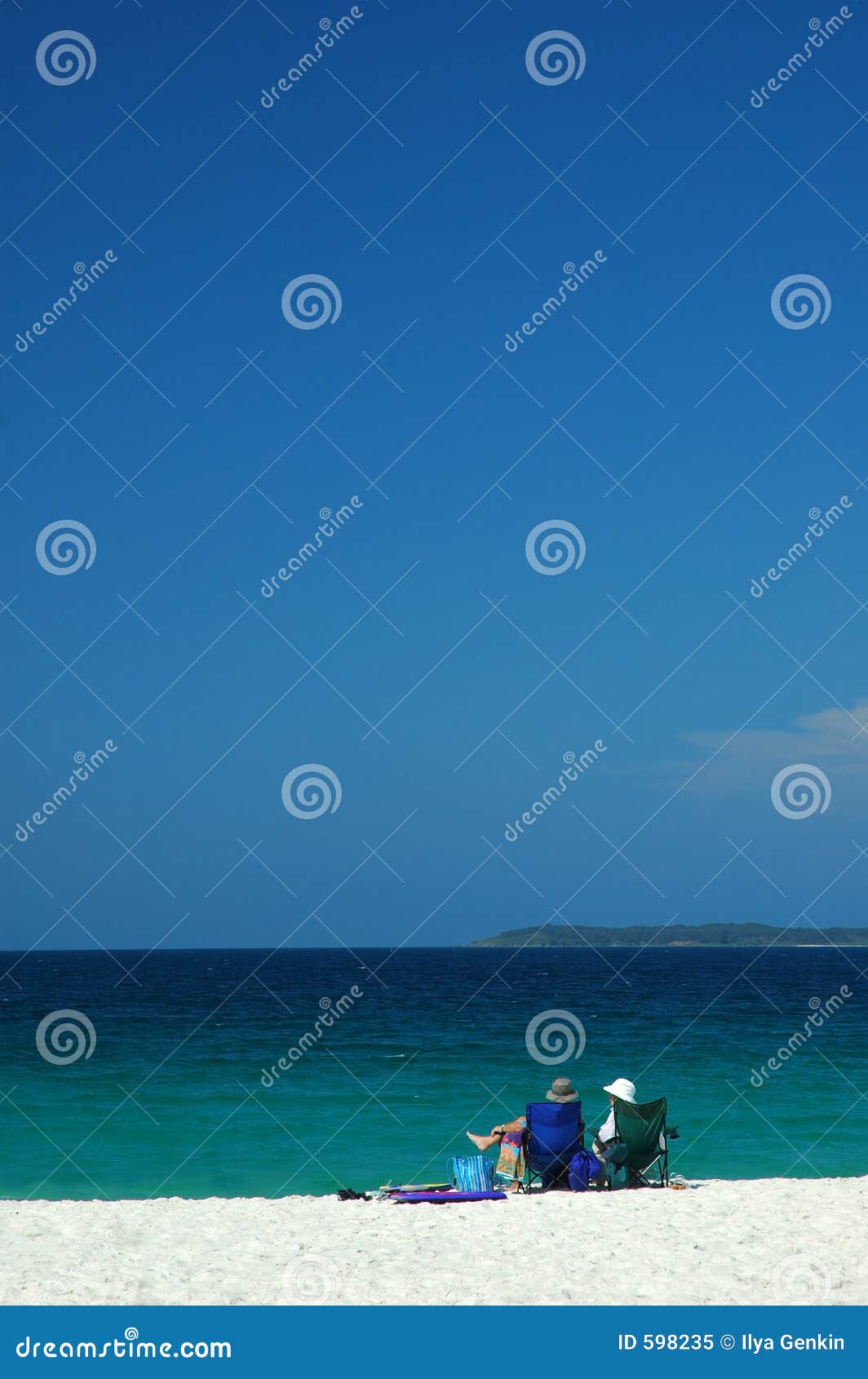 Rest on a Beach stock image. Image of chair, retire, ocean - 598235