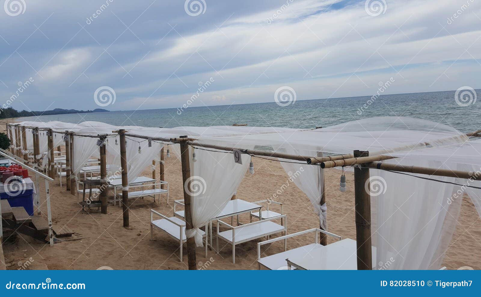 Rest on the beach cafe stock photo. Image of cafe, dinner - 82028510