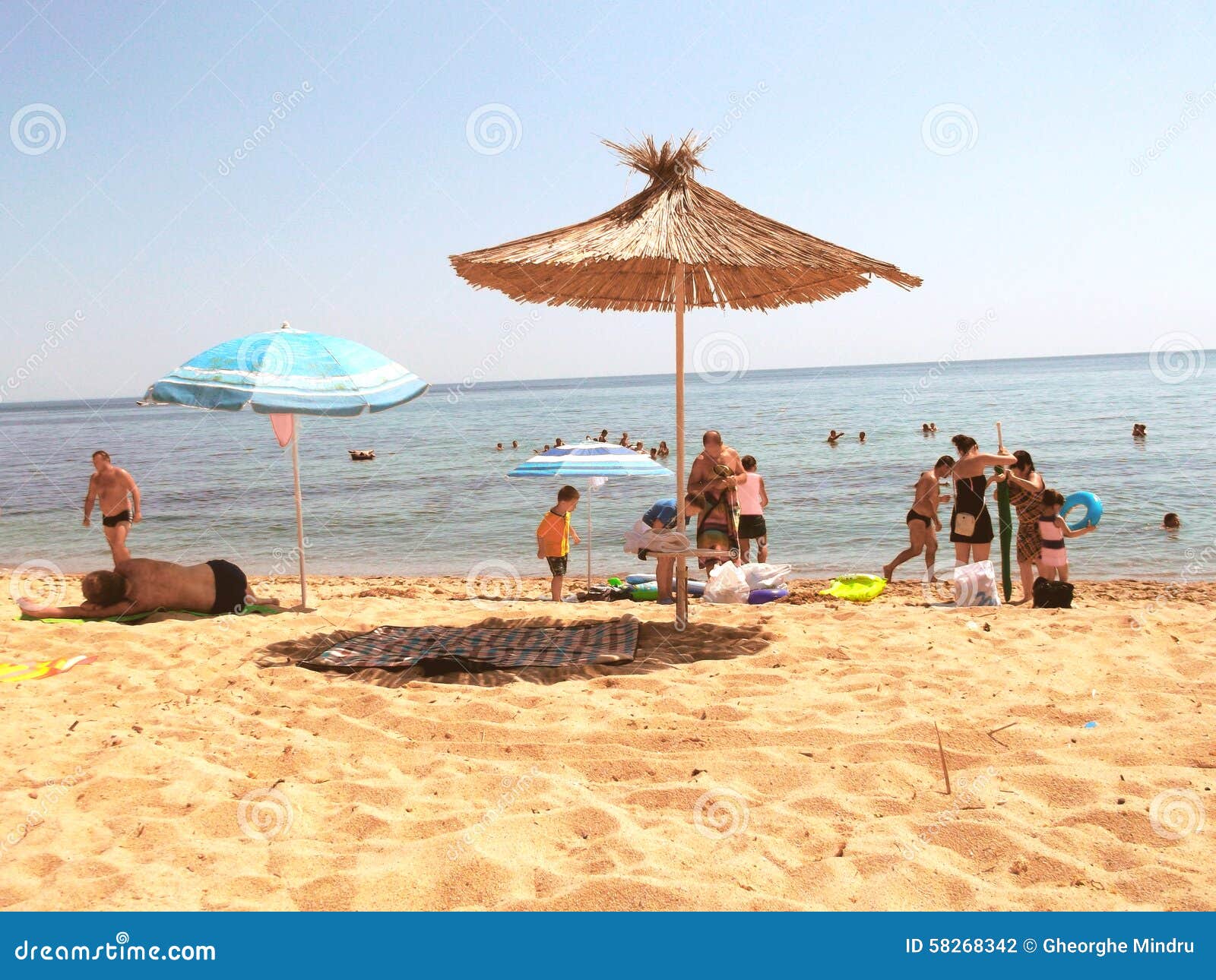 The rest beach editorial photography. Image of black - 58268342