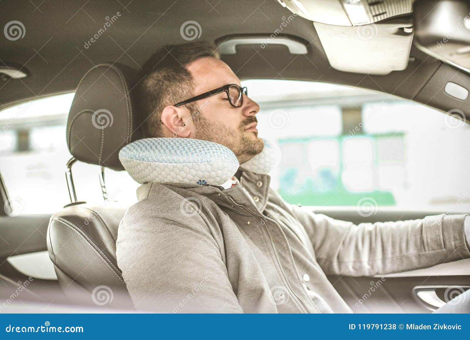 Rest in car. stock photo. Image of city, life, serious - 119791238