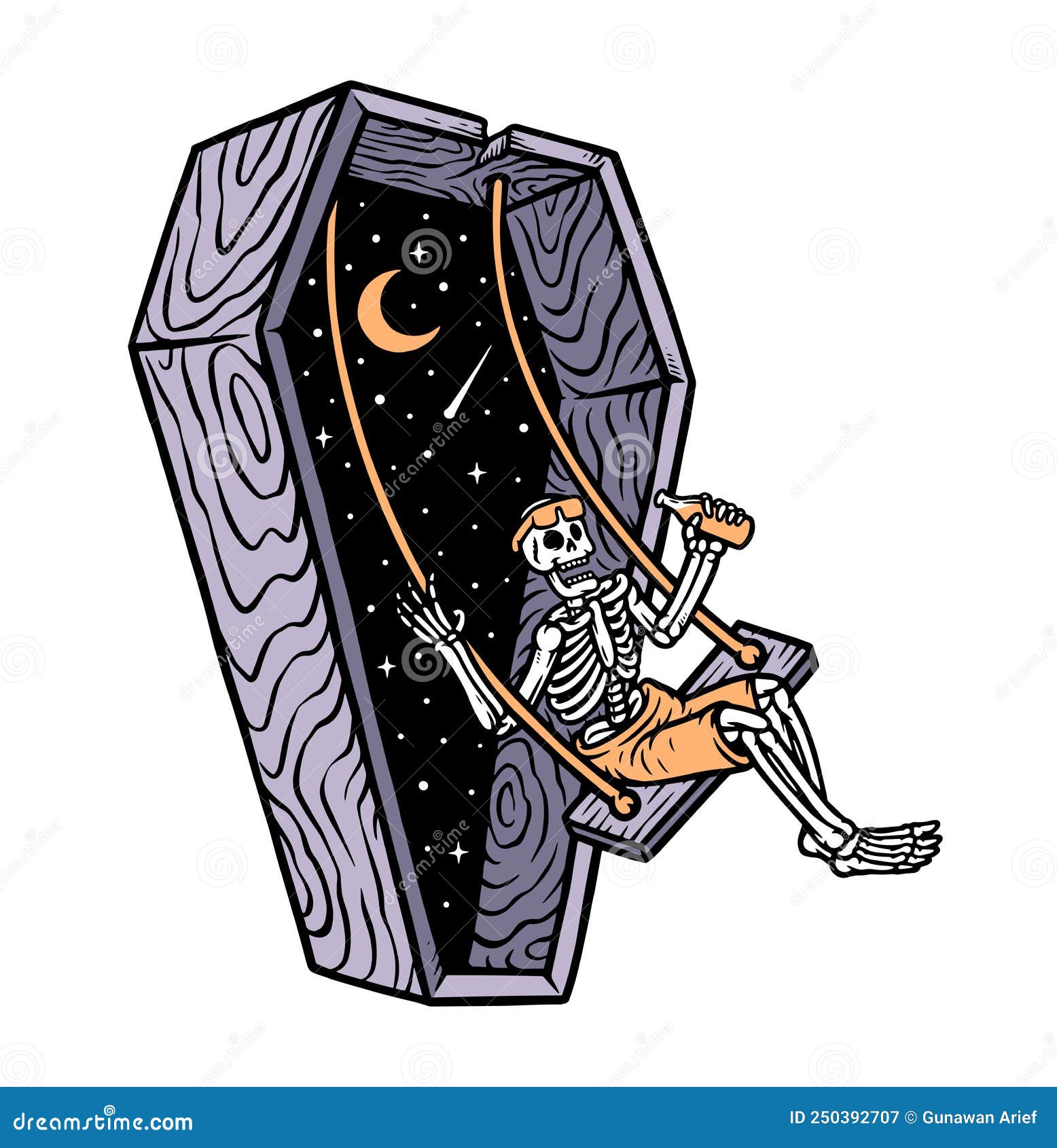 Rest in Chill Vector Illustration Stock Vector - Illustration of play ...