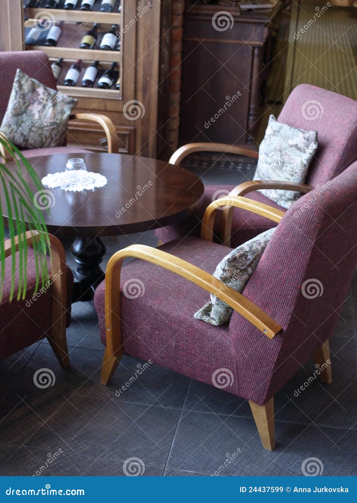Rest Corner at the Hotel Lobby Stock Image - Image of restaurant ...