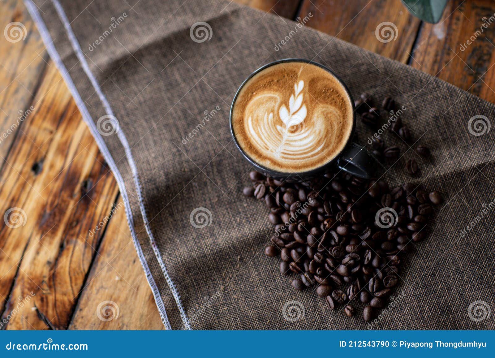 Rest and Enjoy Coffee at a Coffee Shop. Stock Photo - Image of ...