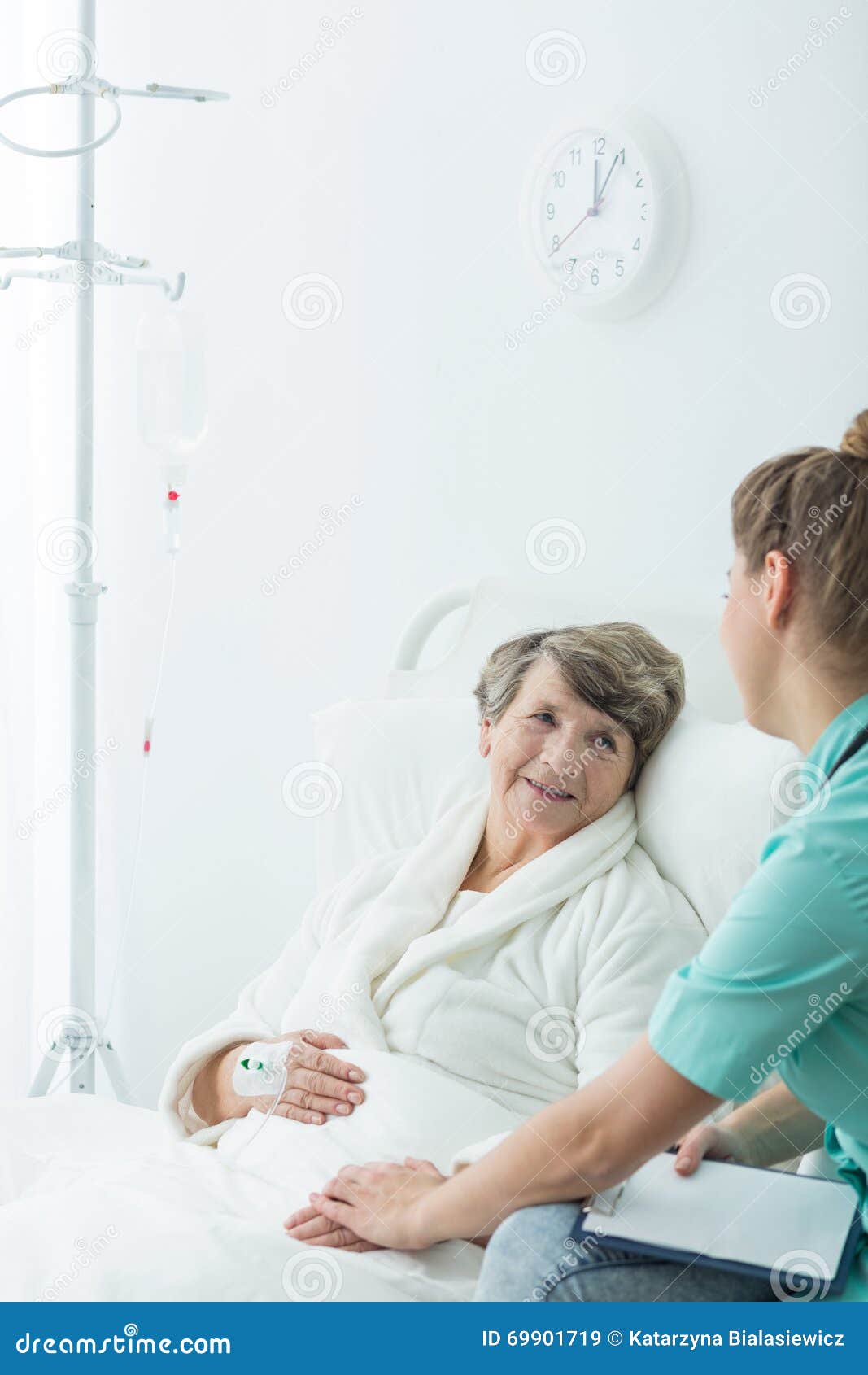 Rest Home Resident and Carer Stock Image - Image of caregiver ...