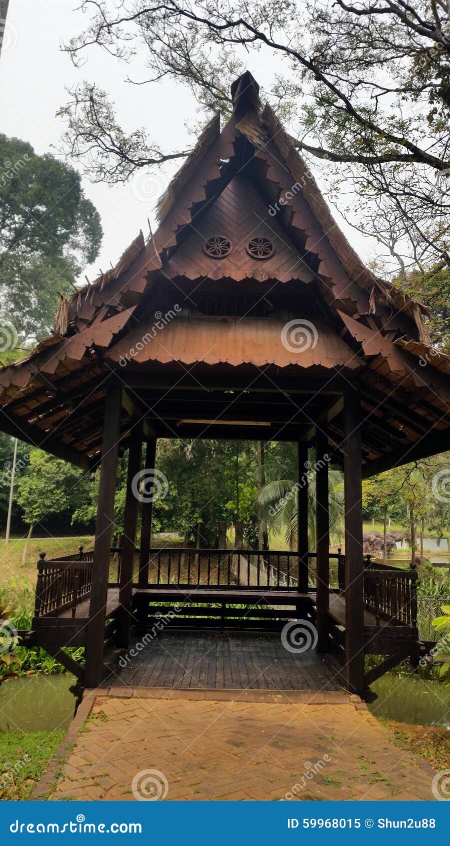 Rest Hut stock image. Image of huts, wooden, architecture - 59968015