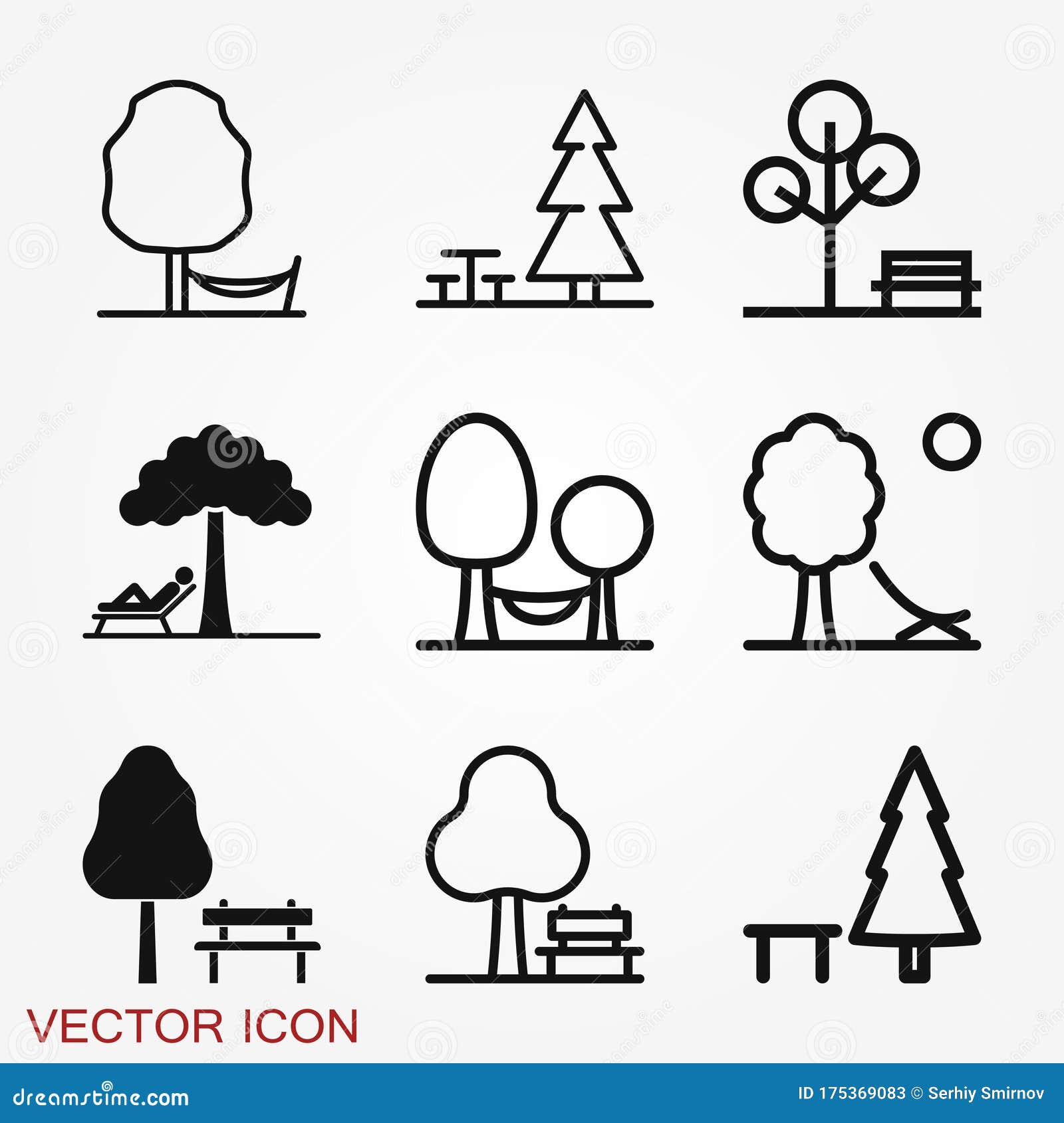Rest Icon Vector, Flat Icons Isolated on Background Stock Vector ...