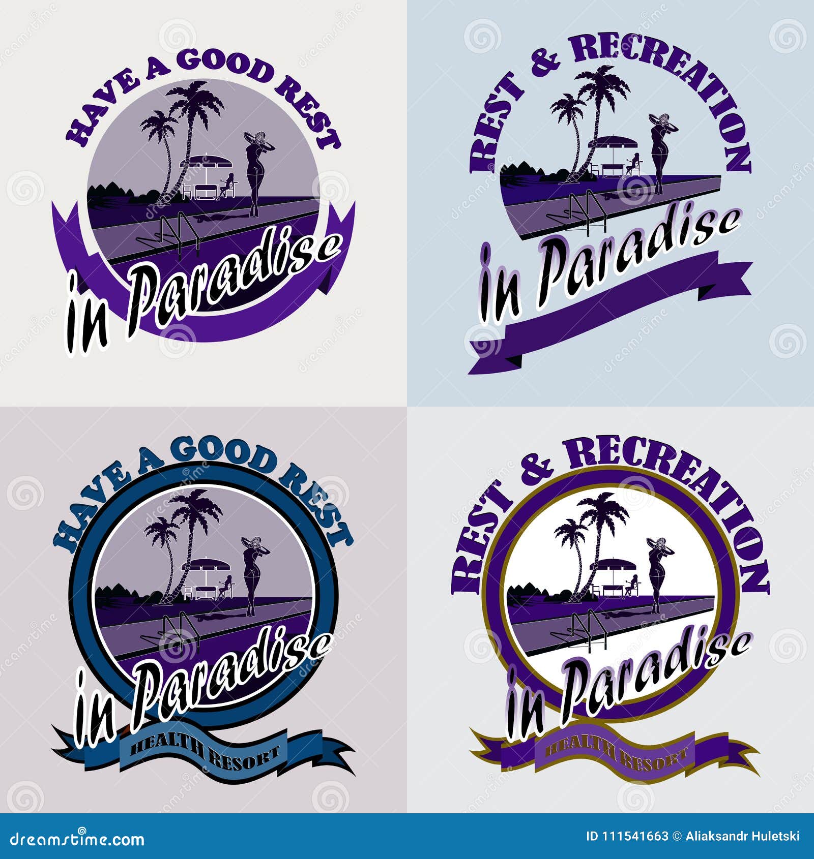 Rest_labels_set_vlt ilustración del vector. Ilustración de vacaciones ...