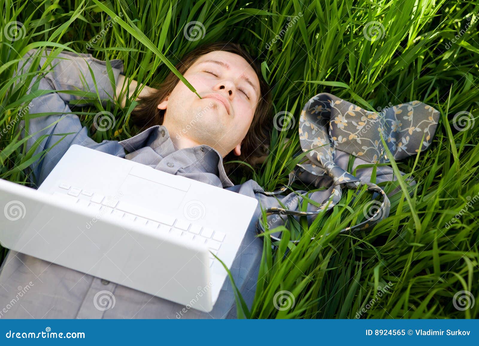 Rest with laptop stock image. Image of good, adult, people - 8924565