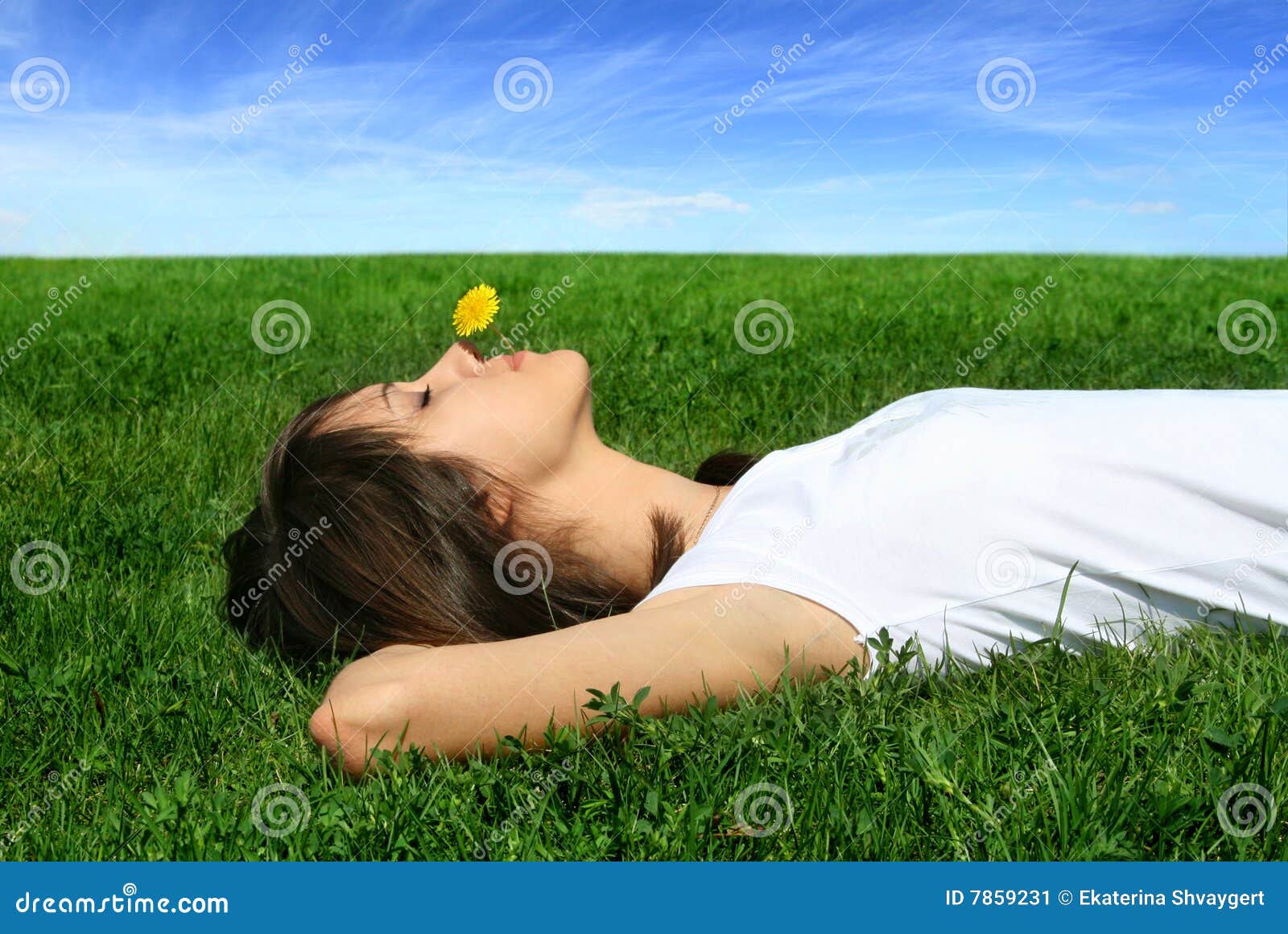 Rest with nature stock image. Image of leisure, grass - 7859231