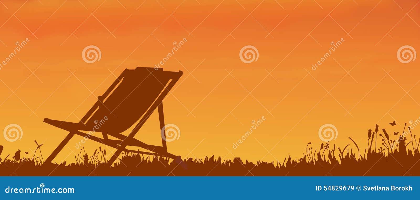 Rest in the nature stock vector. Illustration of outside - 54829679