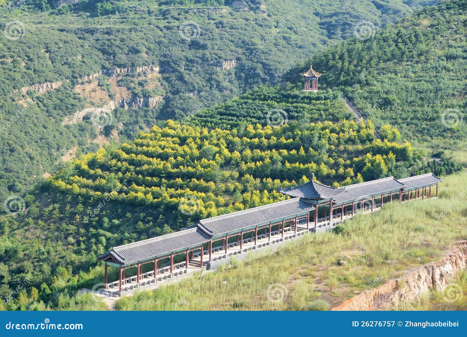 Rest pavilion stock image. Image of landscape, park, mountain - 26276757