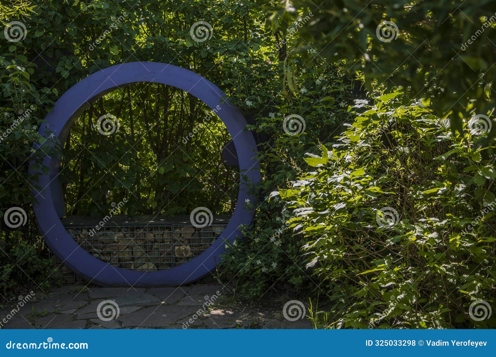 Rest place in the garden stock photo. Image of architecture - 325033298