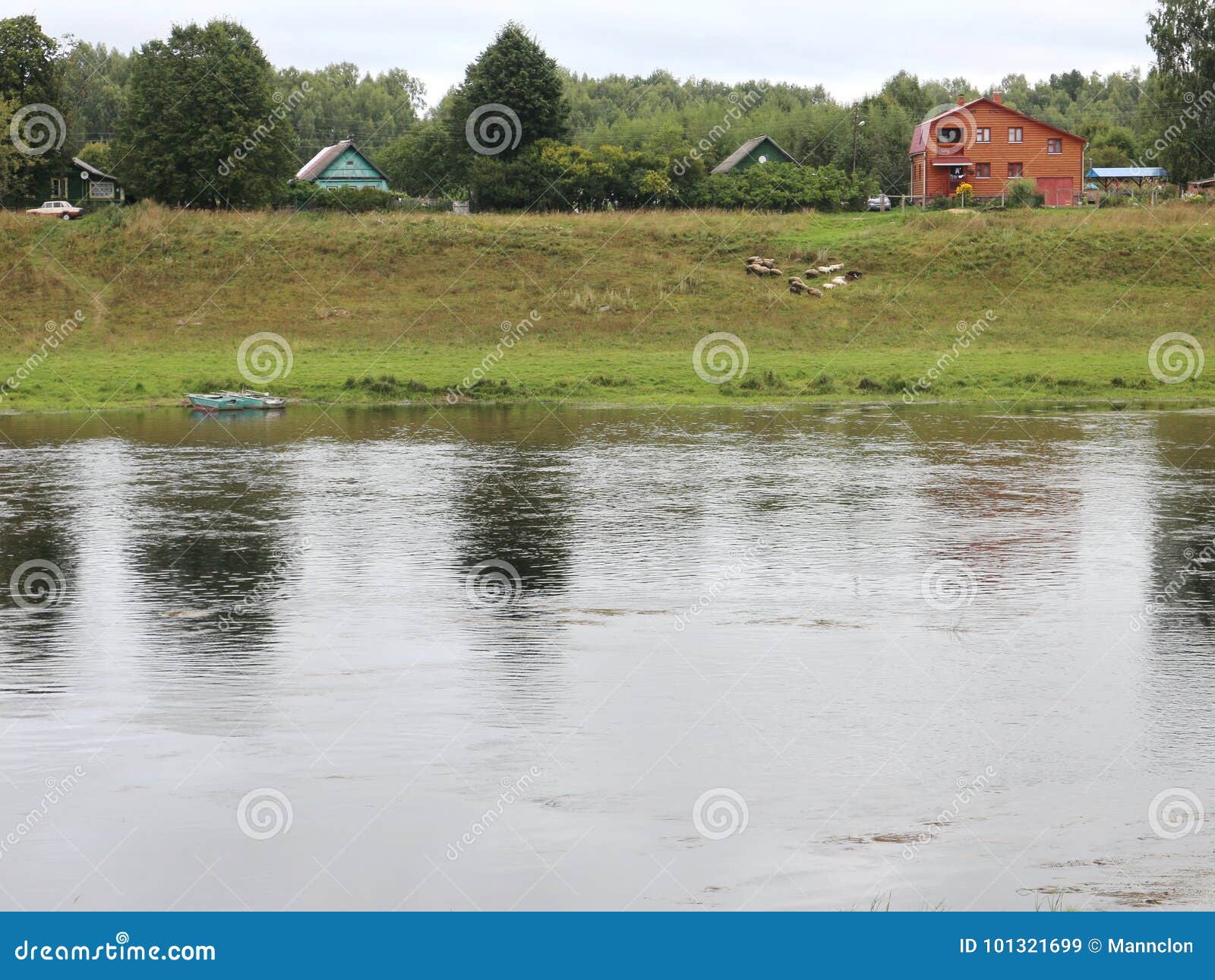 Rest on the river bank stock image. Image of bank, outdoors - 101321699