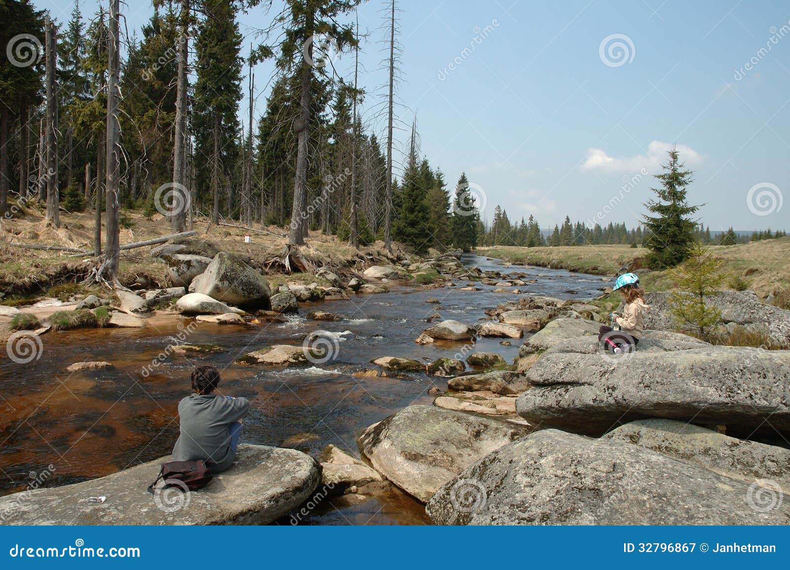 Rest on rocks stock image. Image of mountains, europe - 32796867
