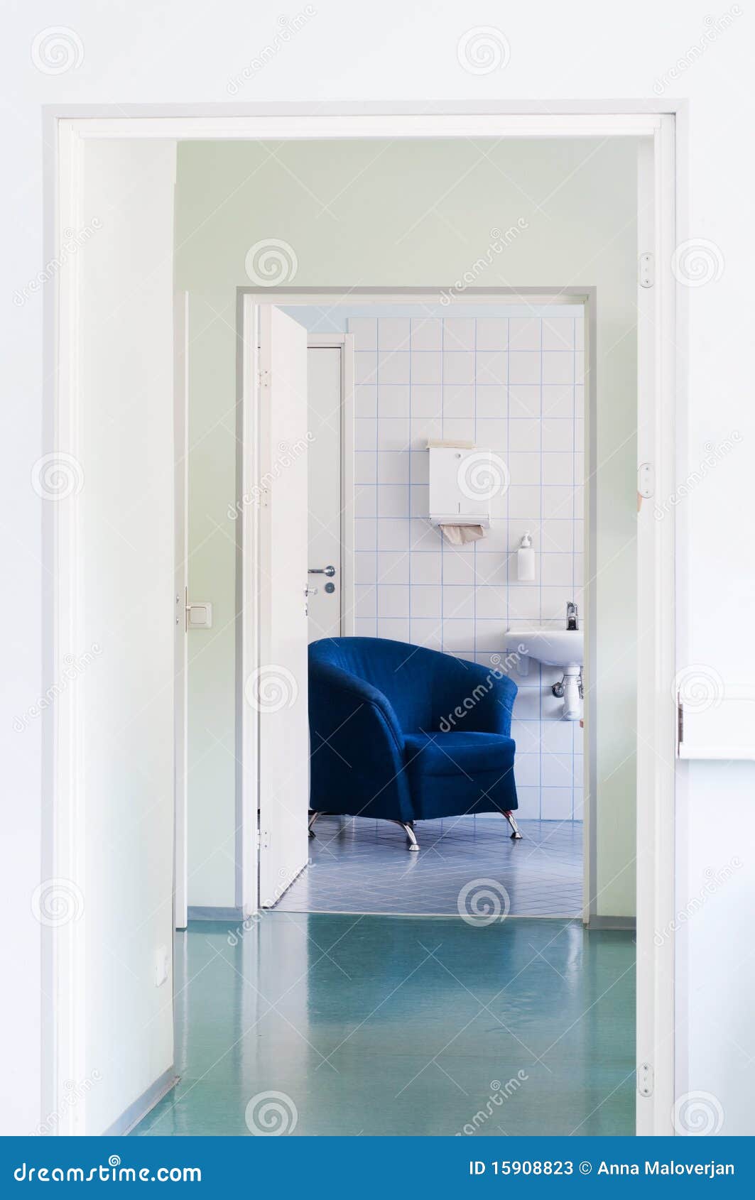 Rest room in hospital stock image. Image of large, healthcare - 15908823
