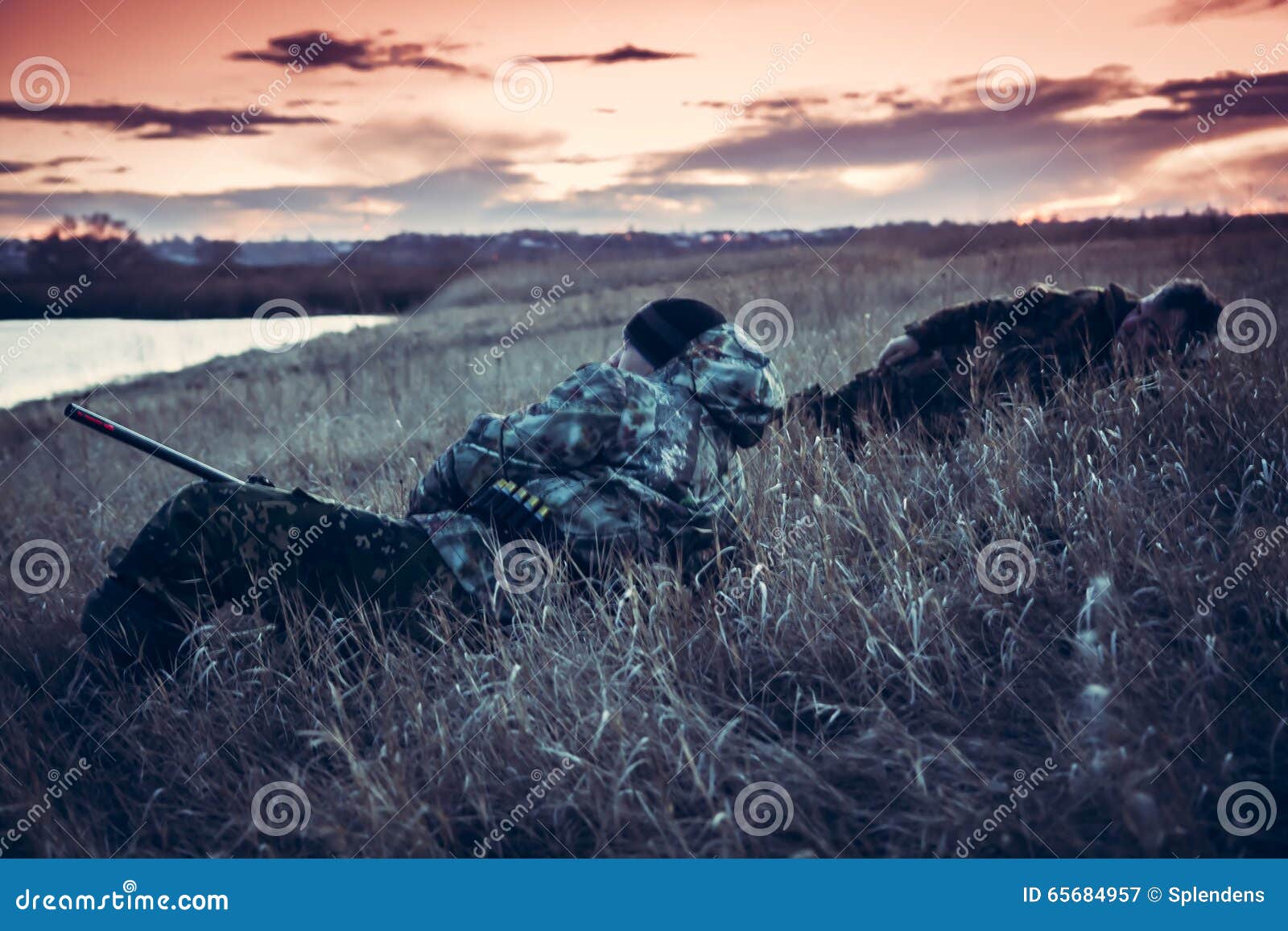 Rest Rural Field Sunset Hunting Day Stock Photos - Free & Royalty-Free ...