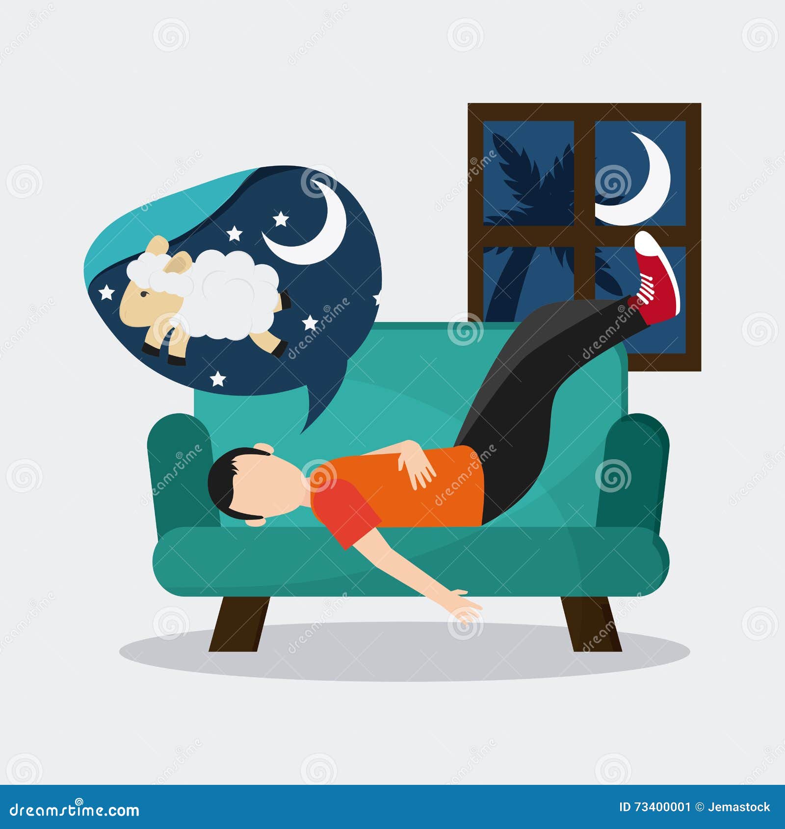 Rest and Sleep Design , Illustration Stock Illustration - Illustration ...