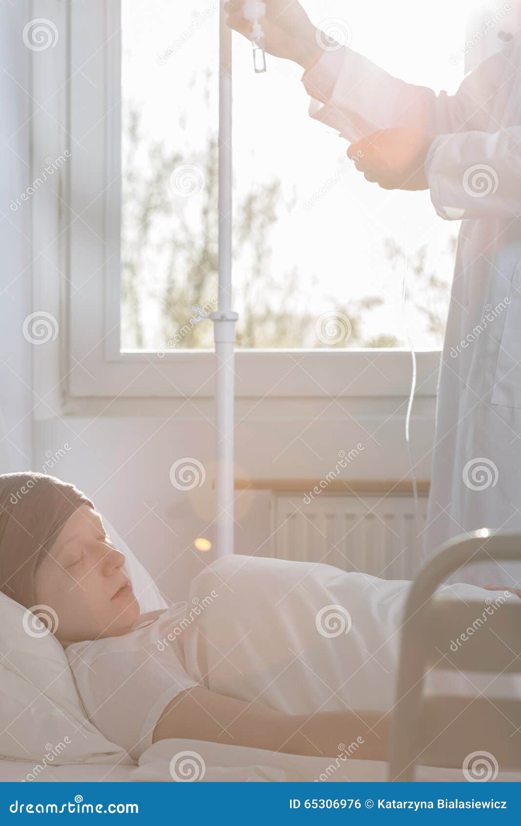 Rest of a tired patient stock photo. Image of room, sleeping - 65306976