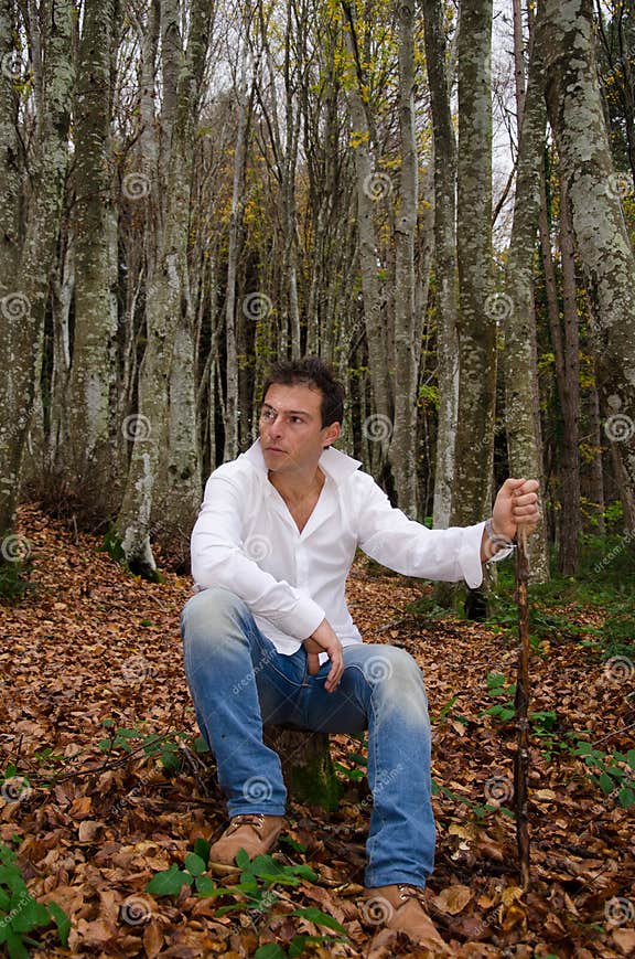 Rest of the warrior stock photo. Image of pose, person - 47117988